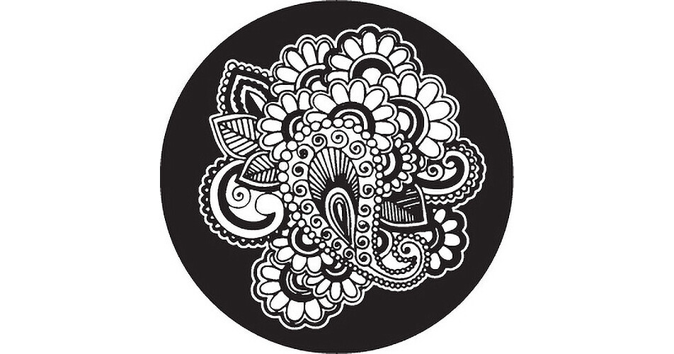 Rosco Paisley 14 B/W Breakup Glass Gobo (A Size) 260828860100