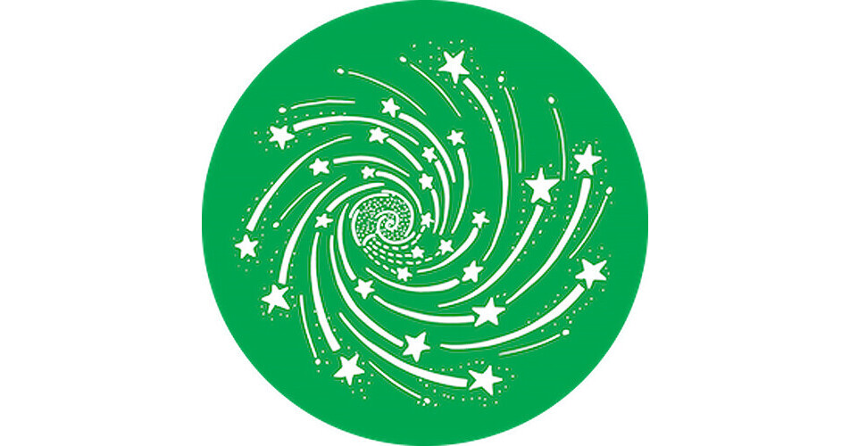 Rosco Catherine Wheel Glass Gobo (Green, Custom Size)