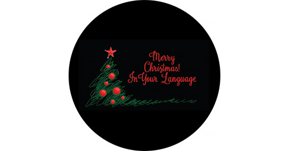 Rosco Christmas Tree Glass Gobo with Custom Text 260868070999