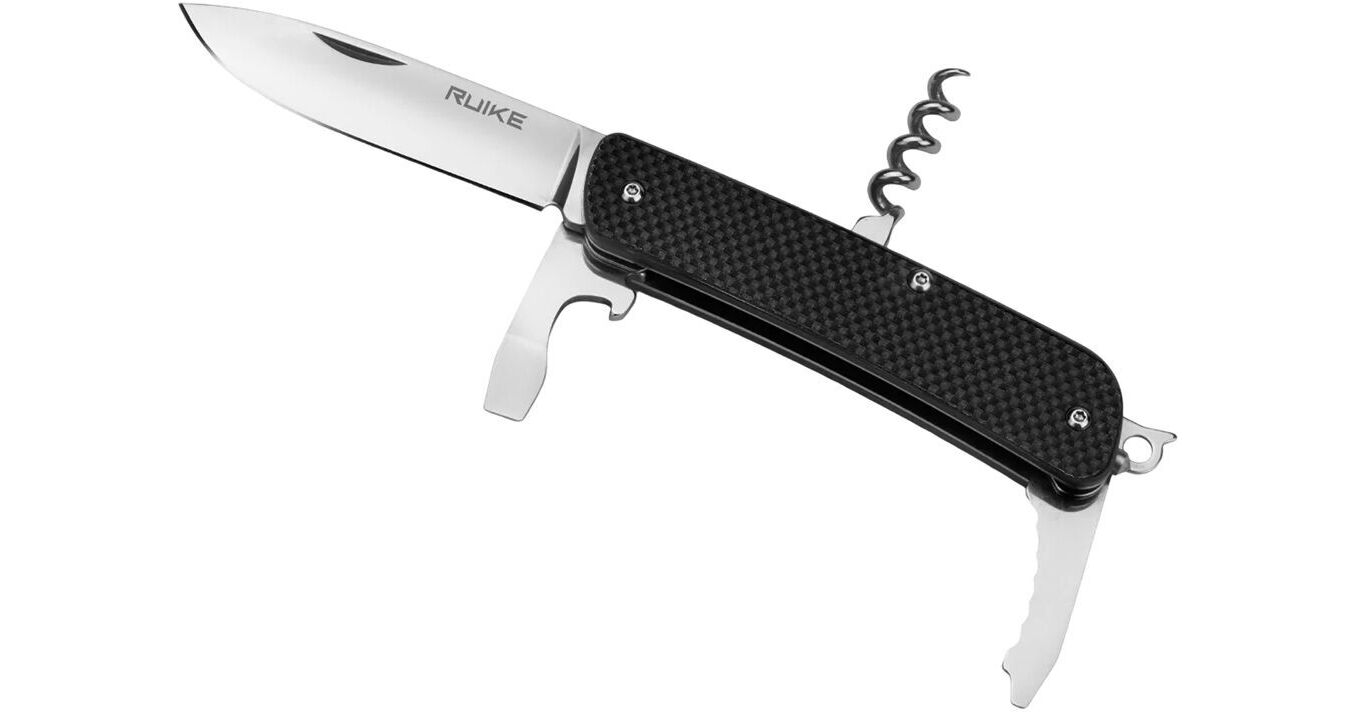 Ruike M21 Folding Knife and Multi-Tool (Black) RK-M21B B&H Photo