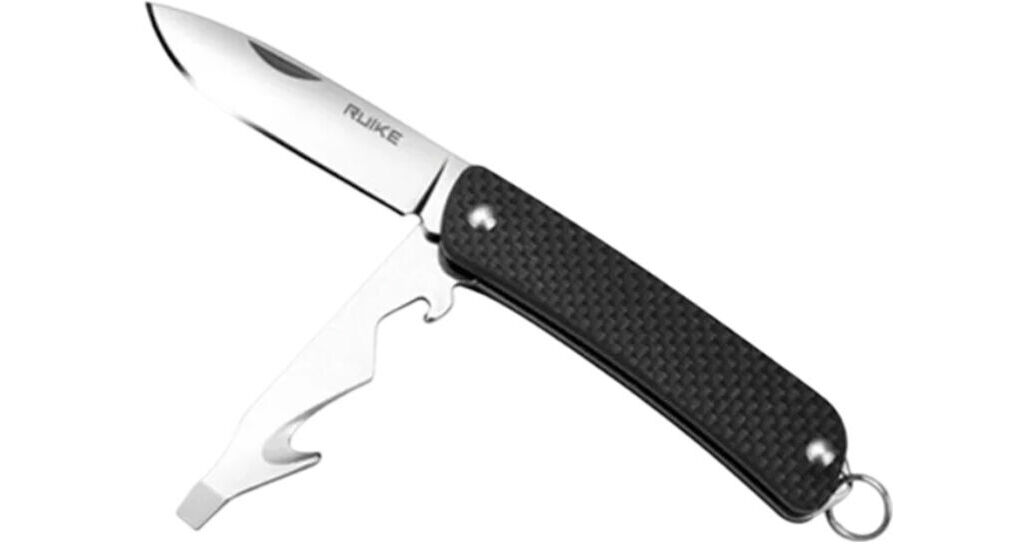 Ruike S21-B Folding Knife Multi-Tool (Black Handle) RK-S21B B&H