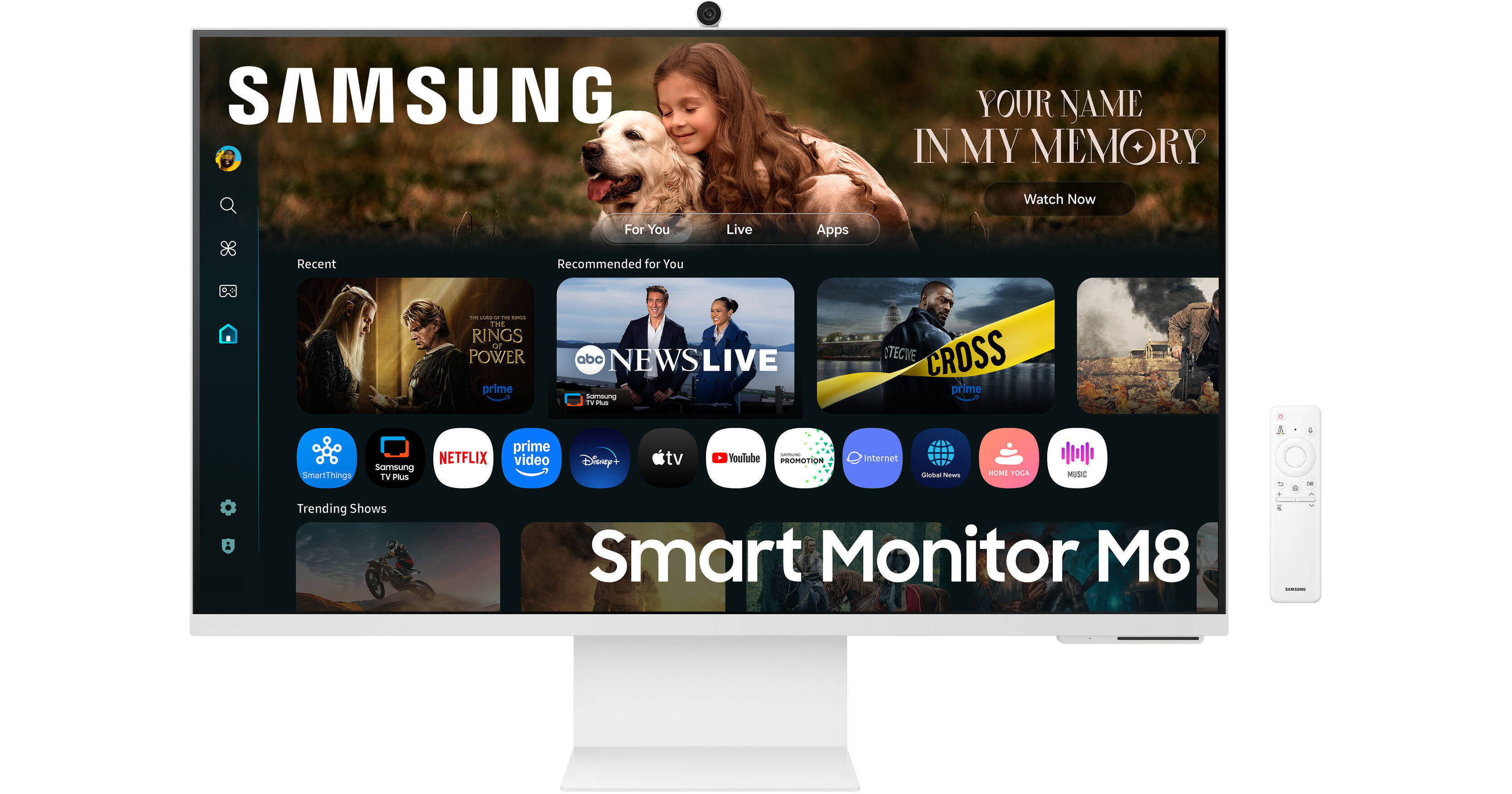 Samsung M8 M80F 32" 4K HDR Smart Monitor LS32FM803UNXZA B&H