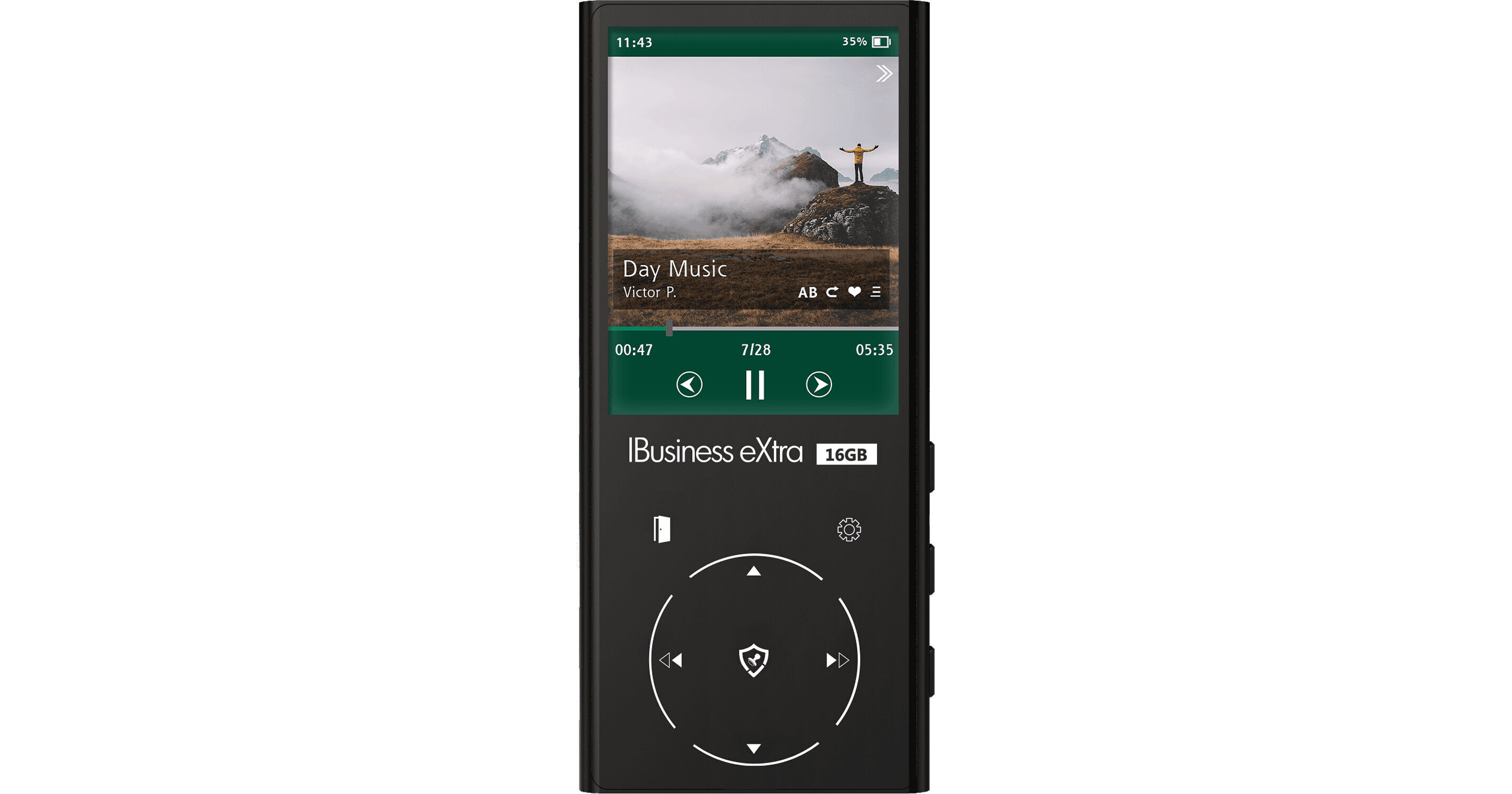 Samvix iBusiness eXtra 16GB MP3 Player (Black) BUISXTRA-BLK B&H