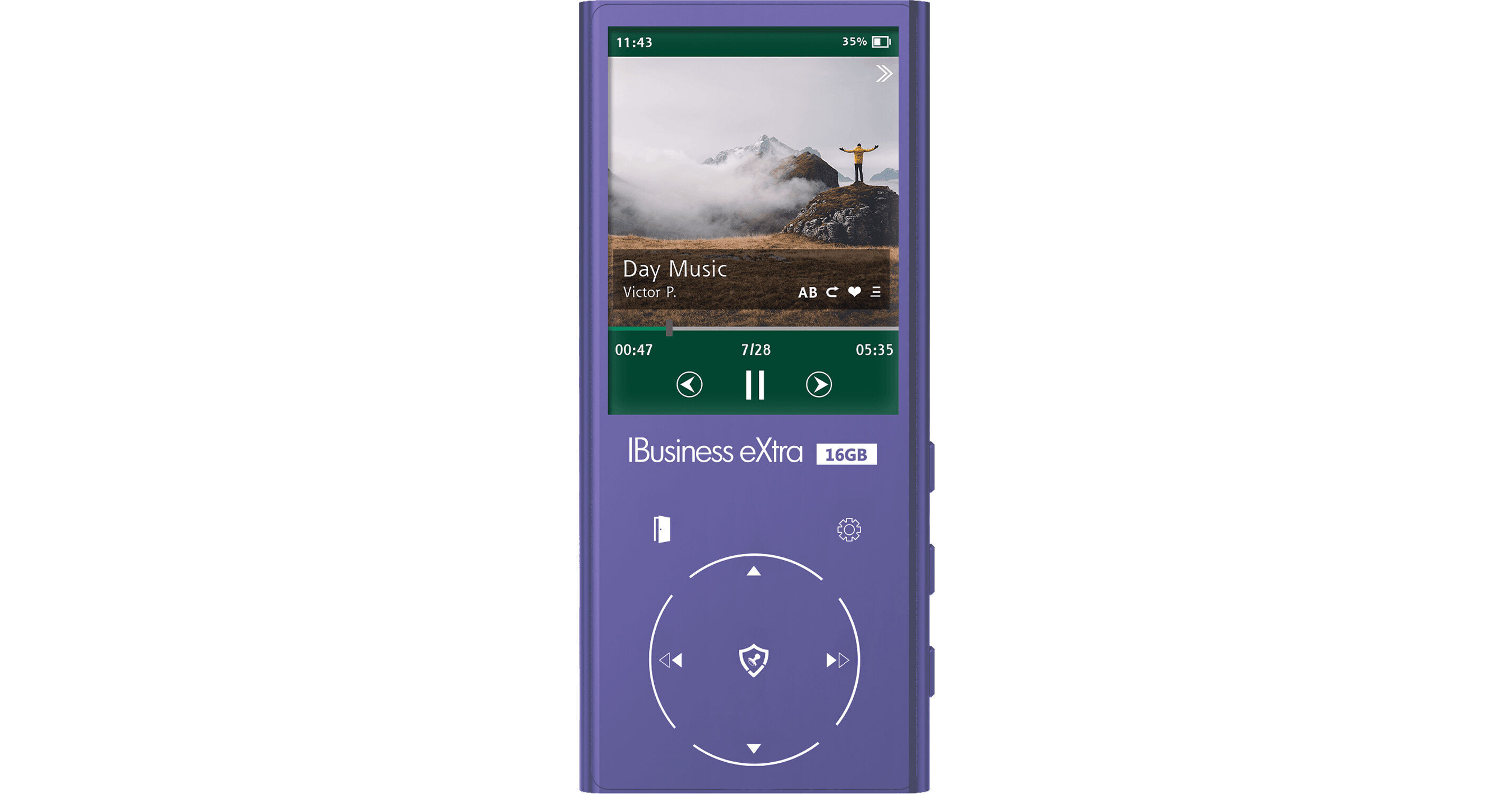 Samvix iBusiness eXtra 16GB MP3 Player (Purple) BUISXTRA-PRPL