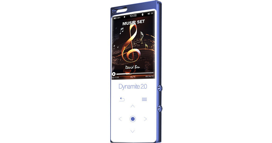 Samvix Dynamite 2.0 16GB Sport MP3 Player DNMT16-BLUWH B&H Photo