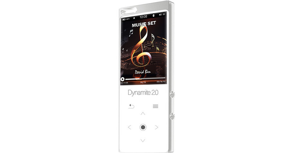 Samvix Dynamite 2.0 16GB Sport MP3 Player (White) DNMT16-WHT B&H
