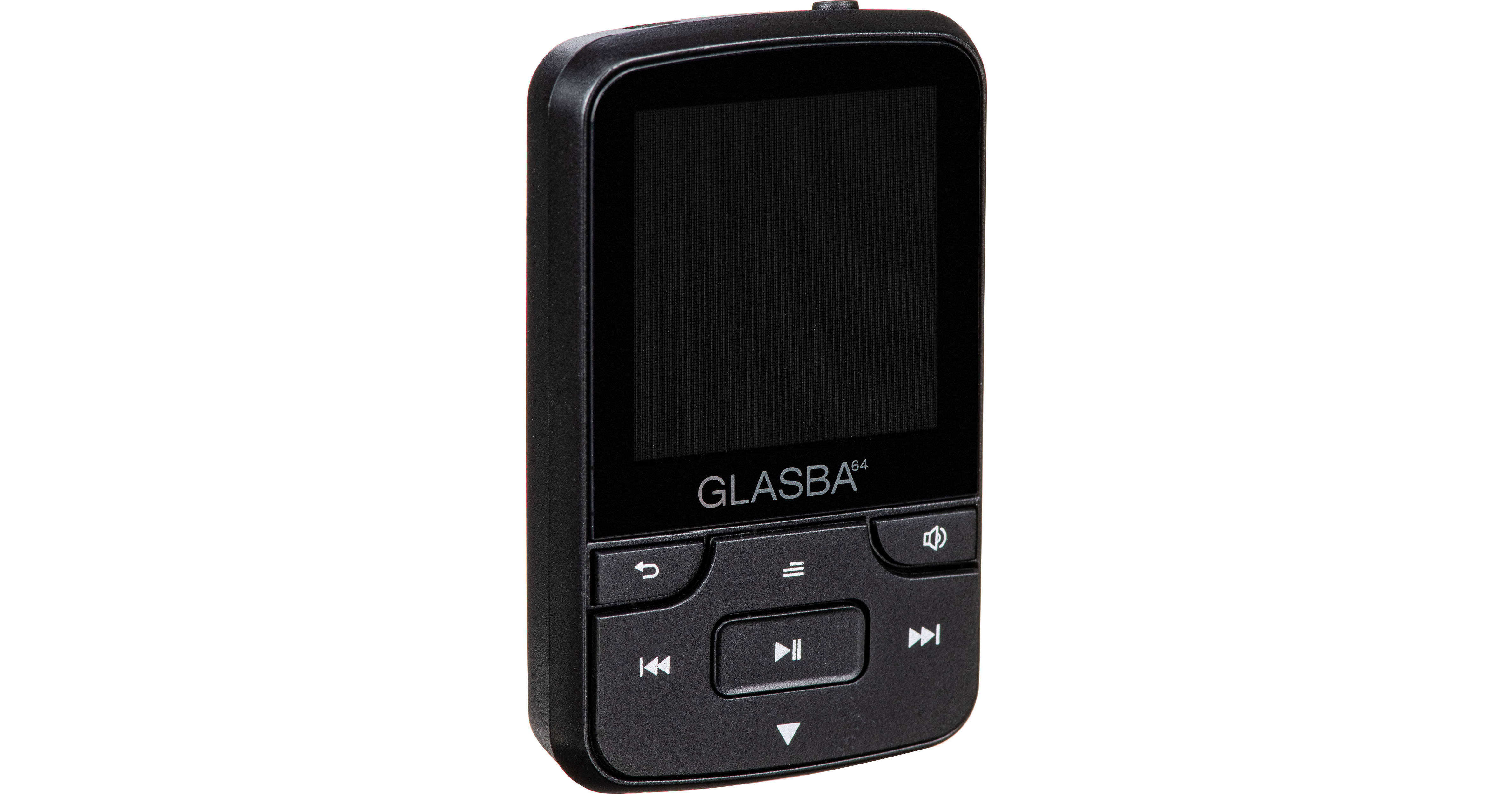 Samvix GLASBA 8GB Sport MP3 Player (Black) GLASB8-BLK B&H Photo
