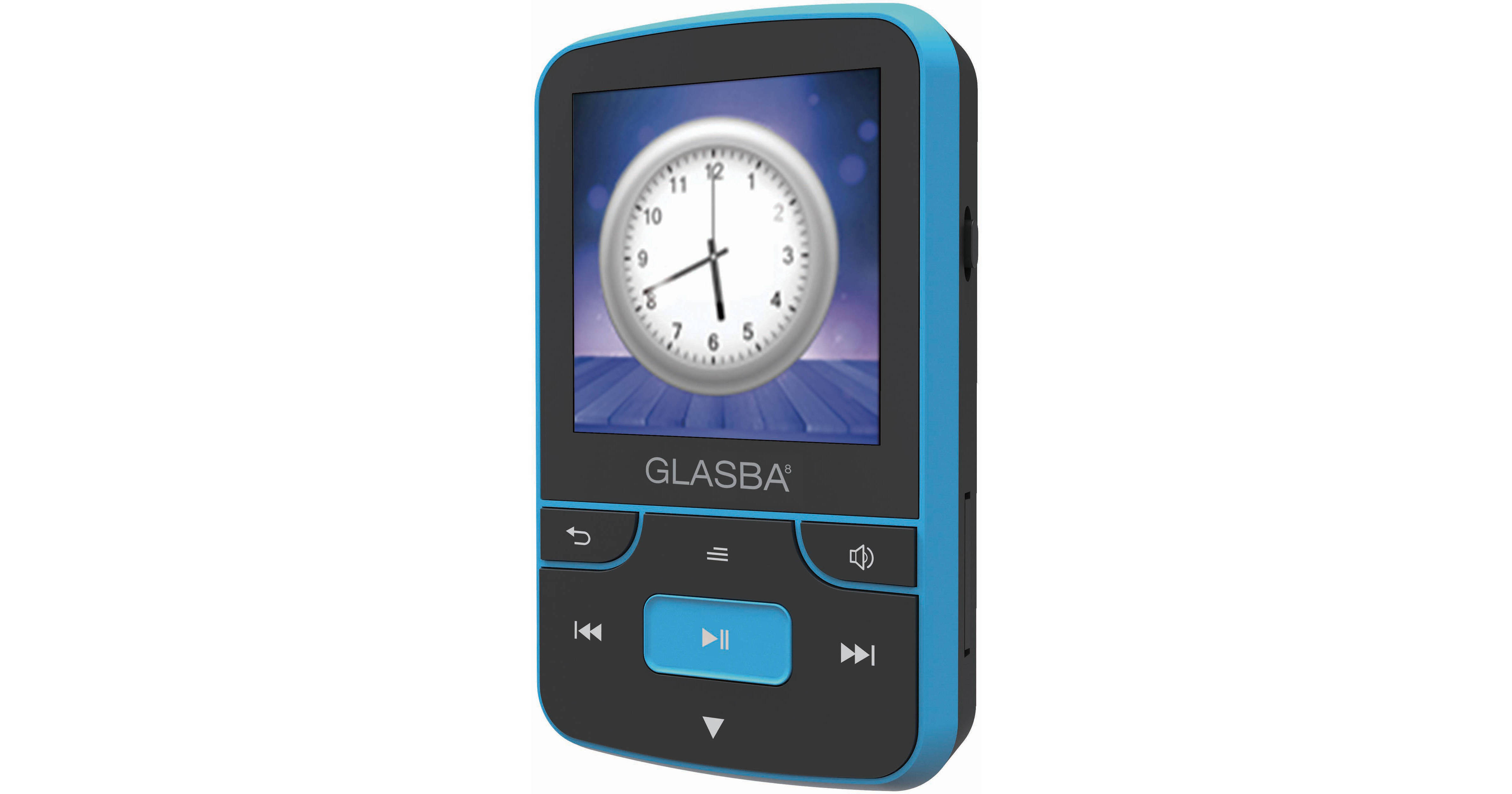 Samvix GLASBA 8GB Sport MP3 Player (Black/Blue) GLASB8-BLKBLU