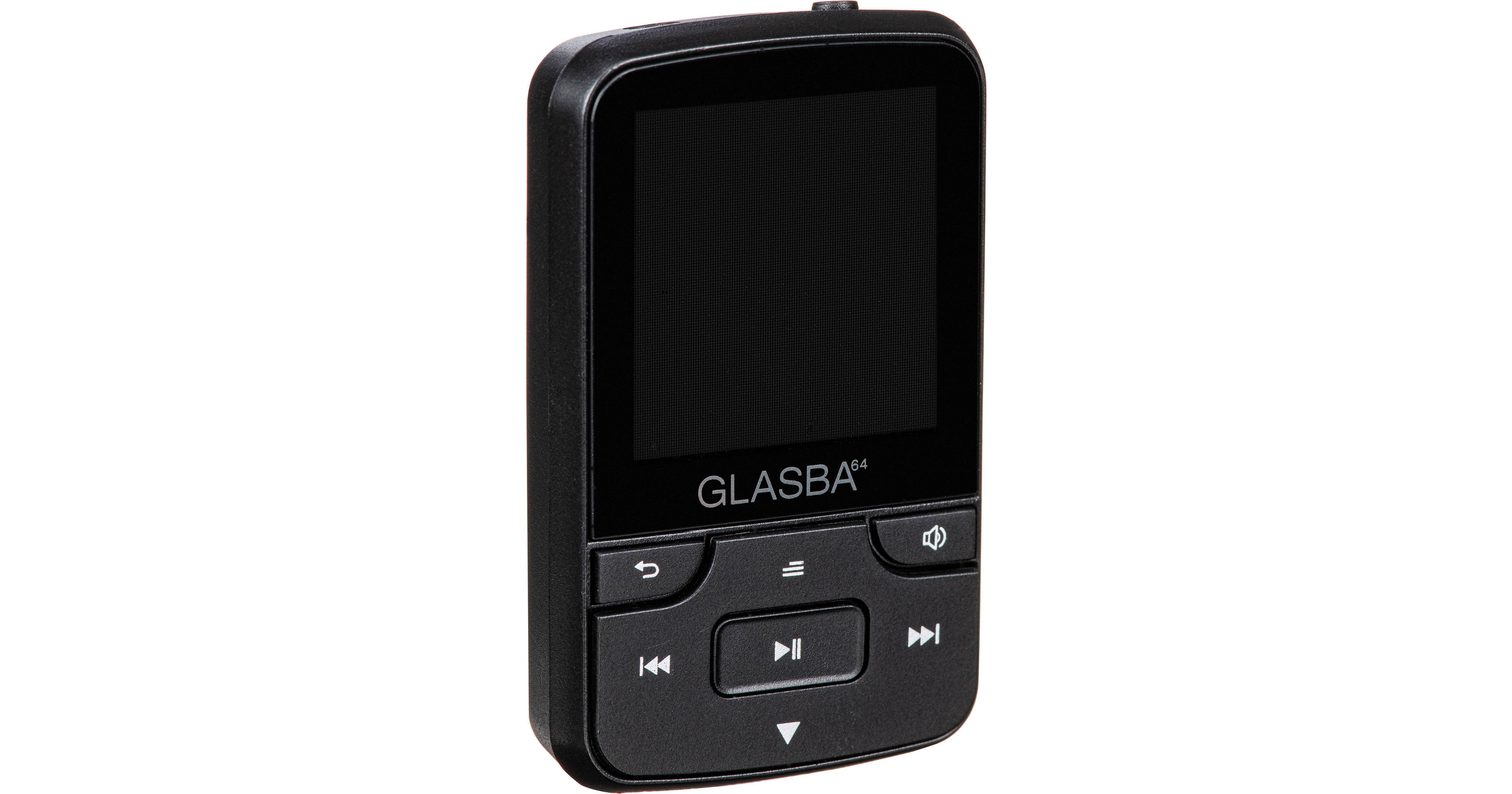 Samvix GLASBA 64GB Sport MP3 Player (Black, No SD Slot) GLASB-64