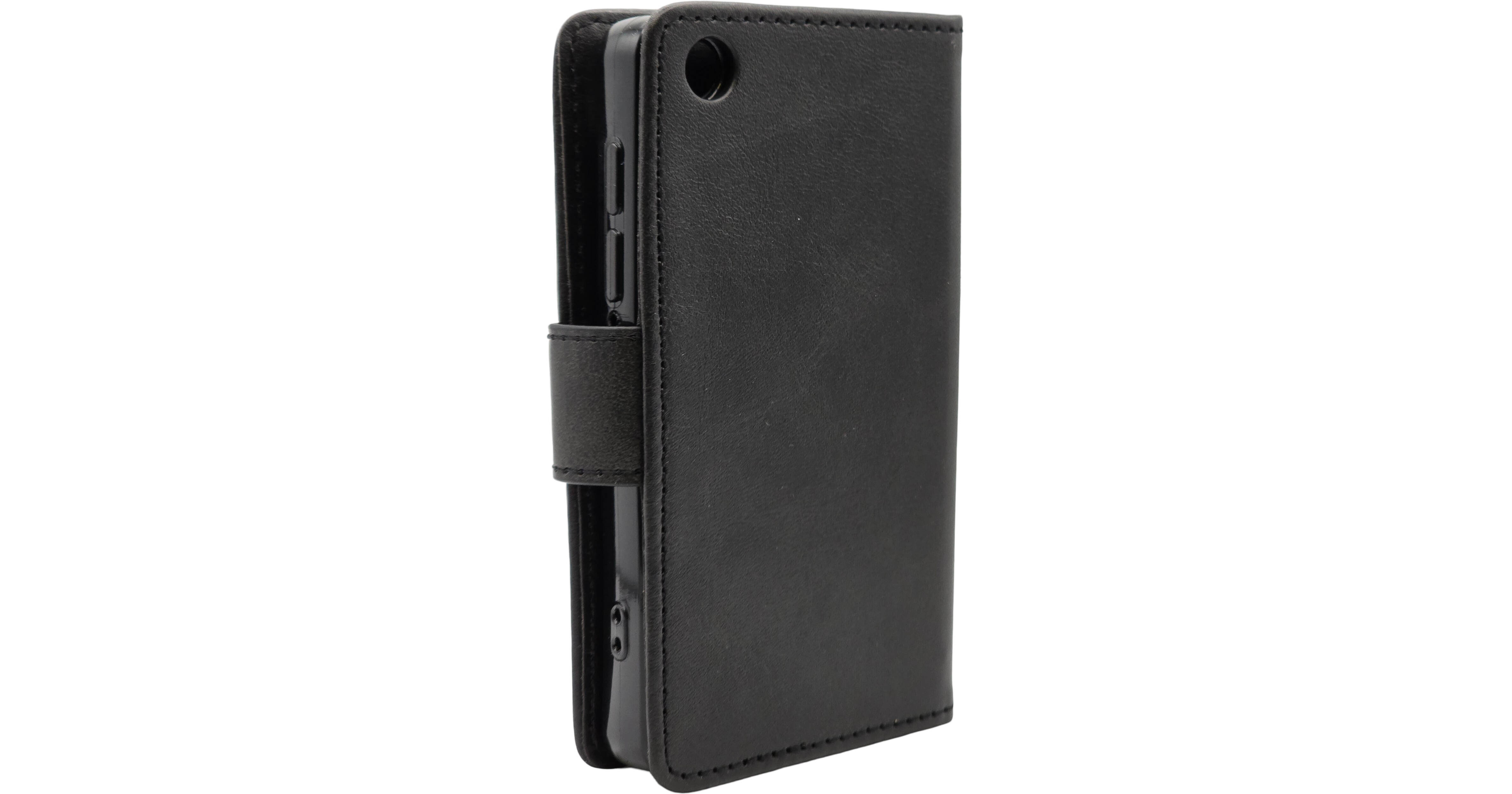 Samvix Leather Book Case for Soniq (Black) SNQ-CASEBLK B&H Photo
