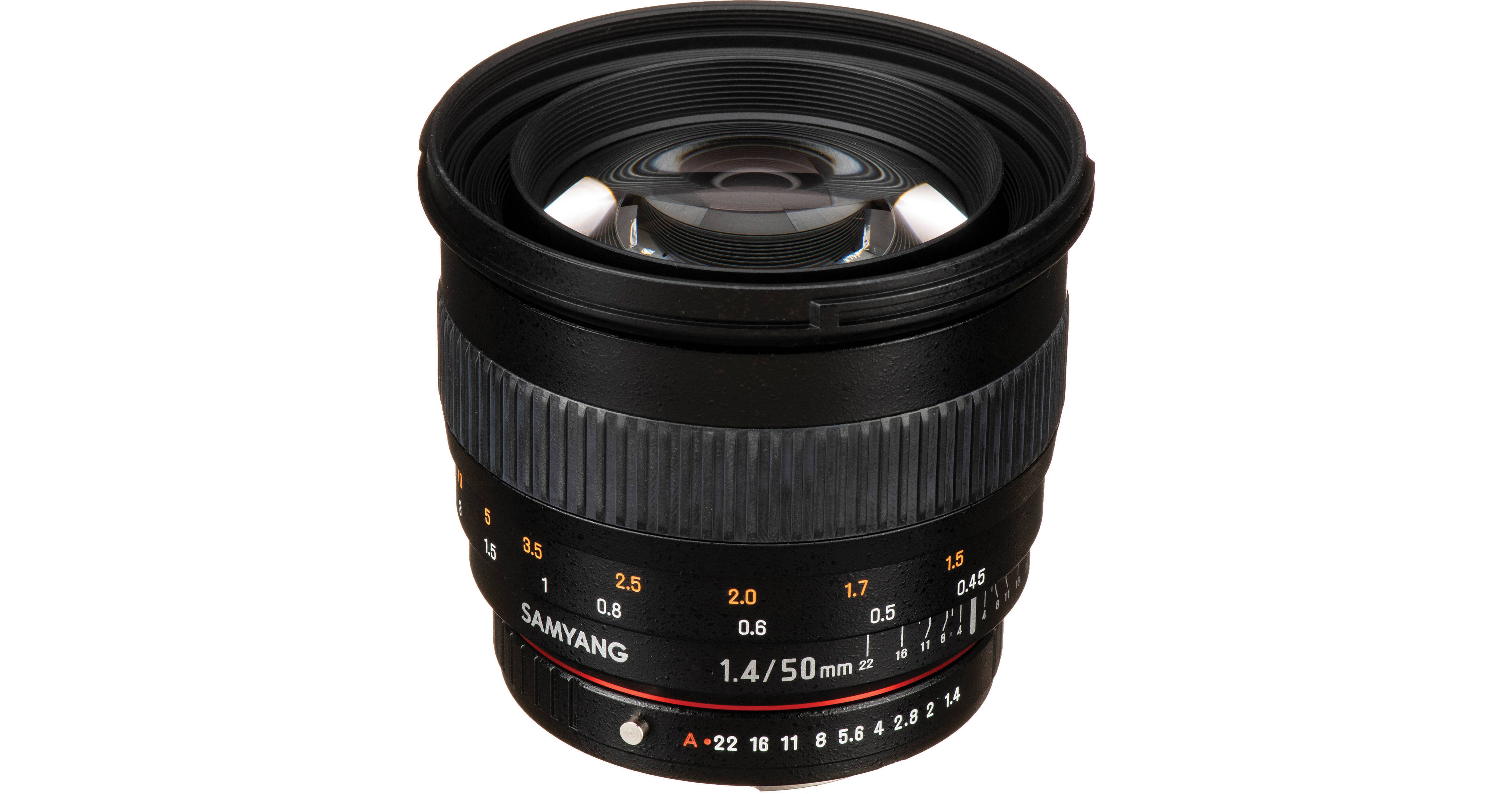 Samyang 50mm f/1.4 AS UMC Lens for Pentax K SY50M-P B&H Photo