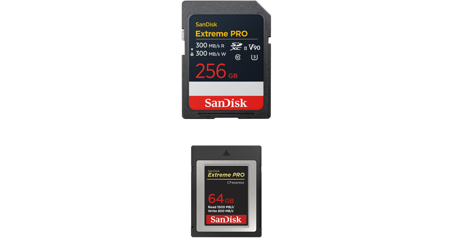SanDisk 256GB Extreme PRO UHS-II SDXC Memory Card with 64GB
