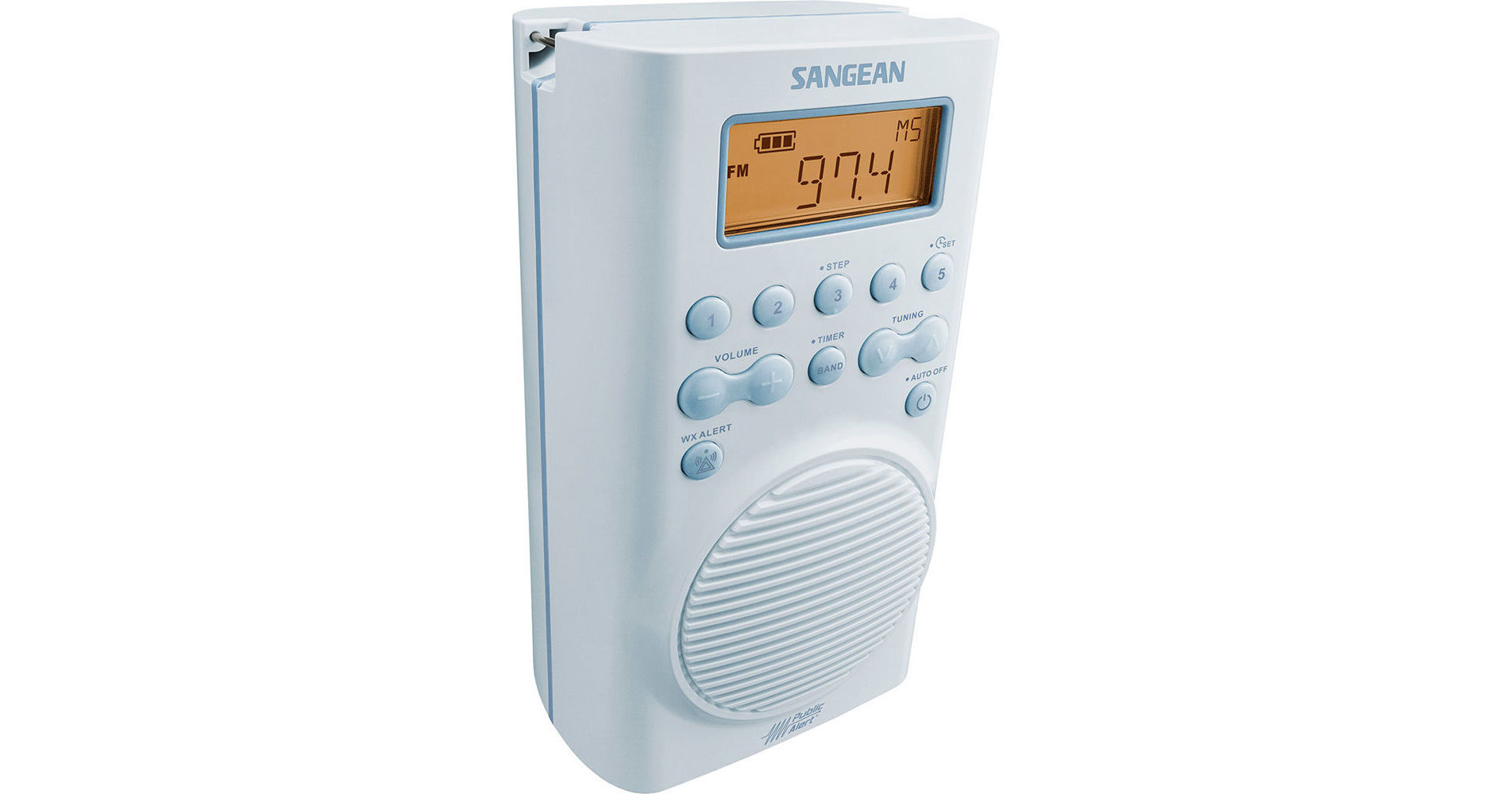 Sangean SG-100 AM/FM/Weather Waterproof Shower Radio SG-100 B&H