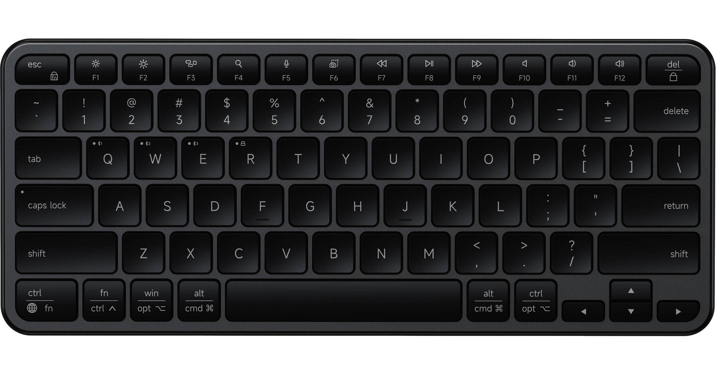 Satechi Slim EX1 Wireless Keyboard (Space Black) ST-KEX1C-EN B&H