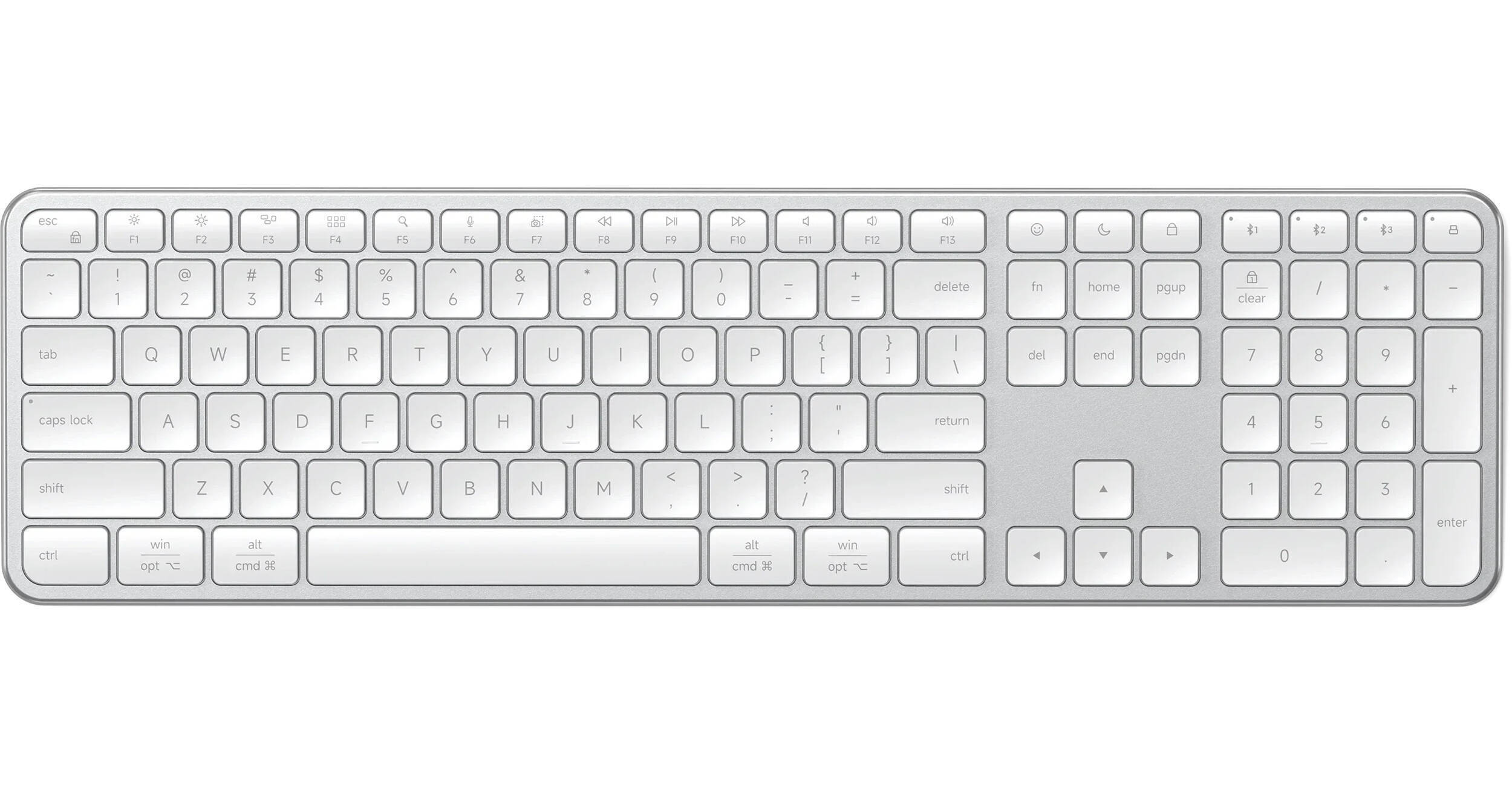 Satechi Slim EX3 Wireless Keyboard (Silver) ST-KEX3S-EN B&H
