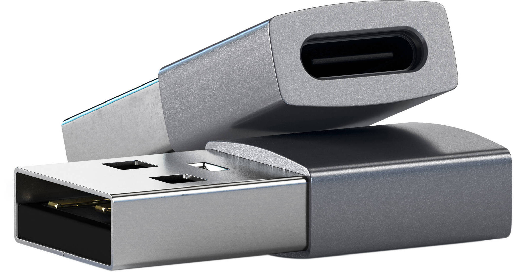 Satechi USB Type-A to Type-C Adapter (Space Gray) ST-TAUCM B&H