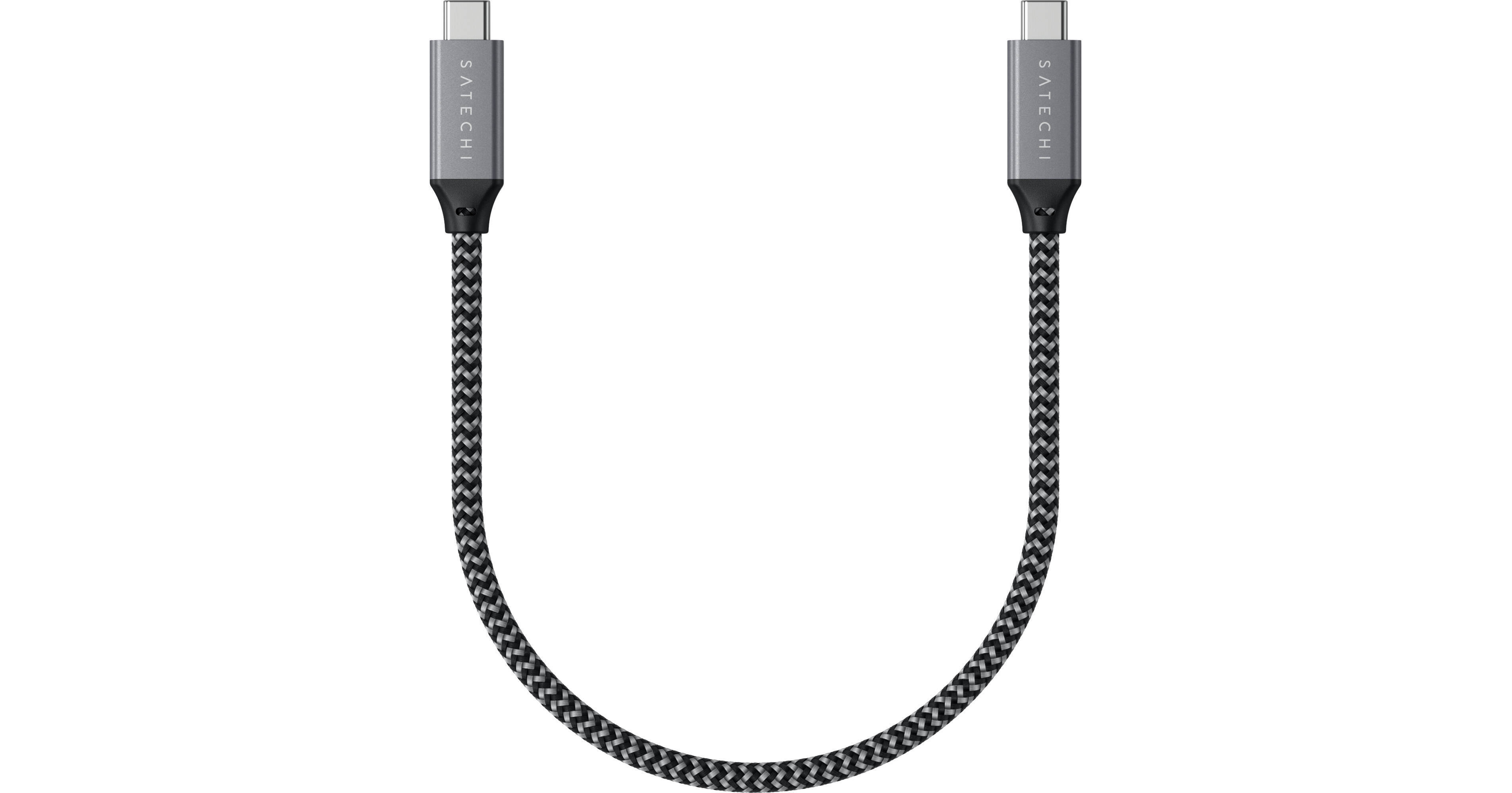 Satechi USB4 USB-C Cable (10") ST-U4C25M B&H Photo Video