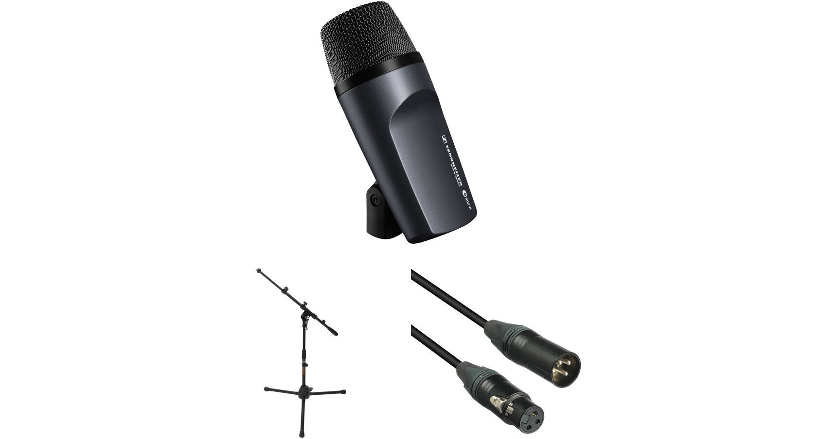 Sennheiser e 602 II Cardioid Instrument Microphone with Stand