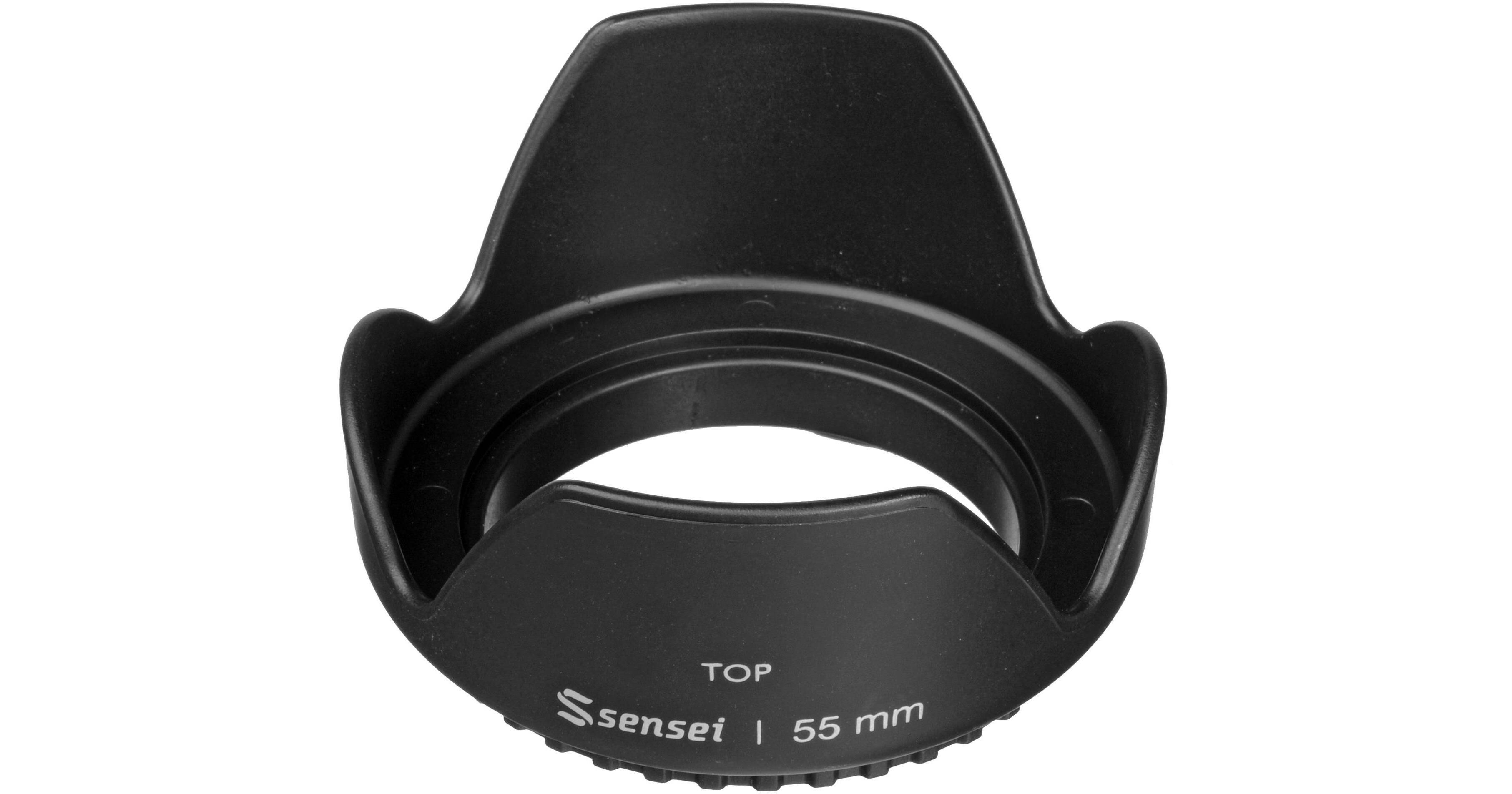 Sensei 55mm Screw-on Tulip Lens Hood LHSC-55 B&H Photo Video
