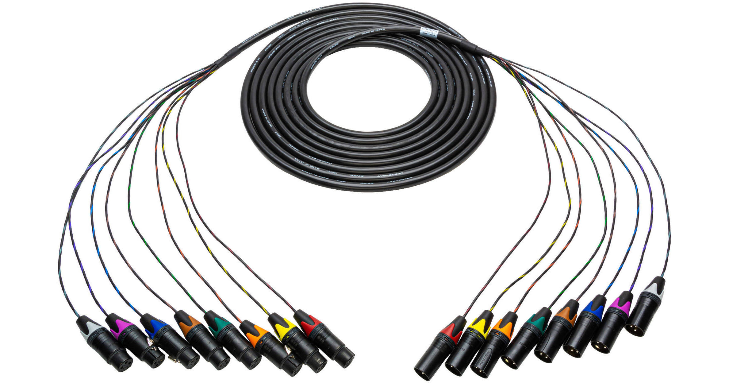 Sescom 8-Channel XLR Male to XLR Female Audio Snake
