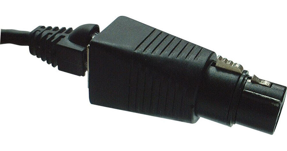 Sescom DMX-3XF-CAT5 3-Pin XLR Female to RJ45 DMX DMX-3XF-CAT5