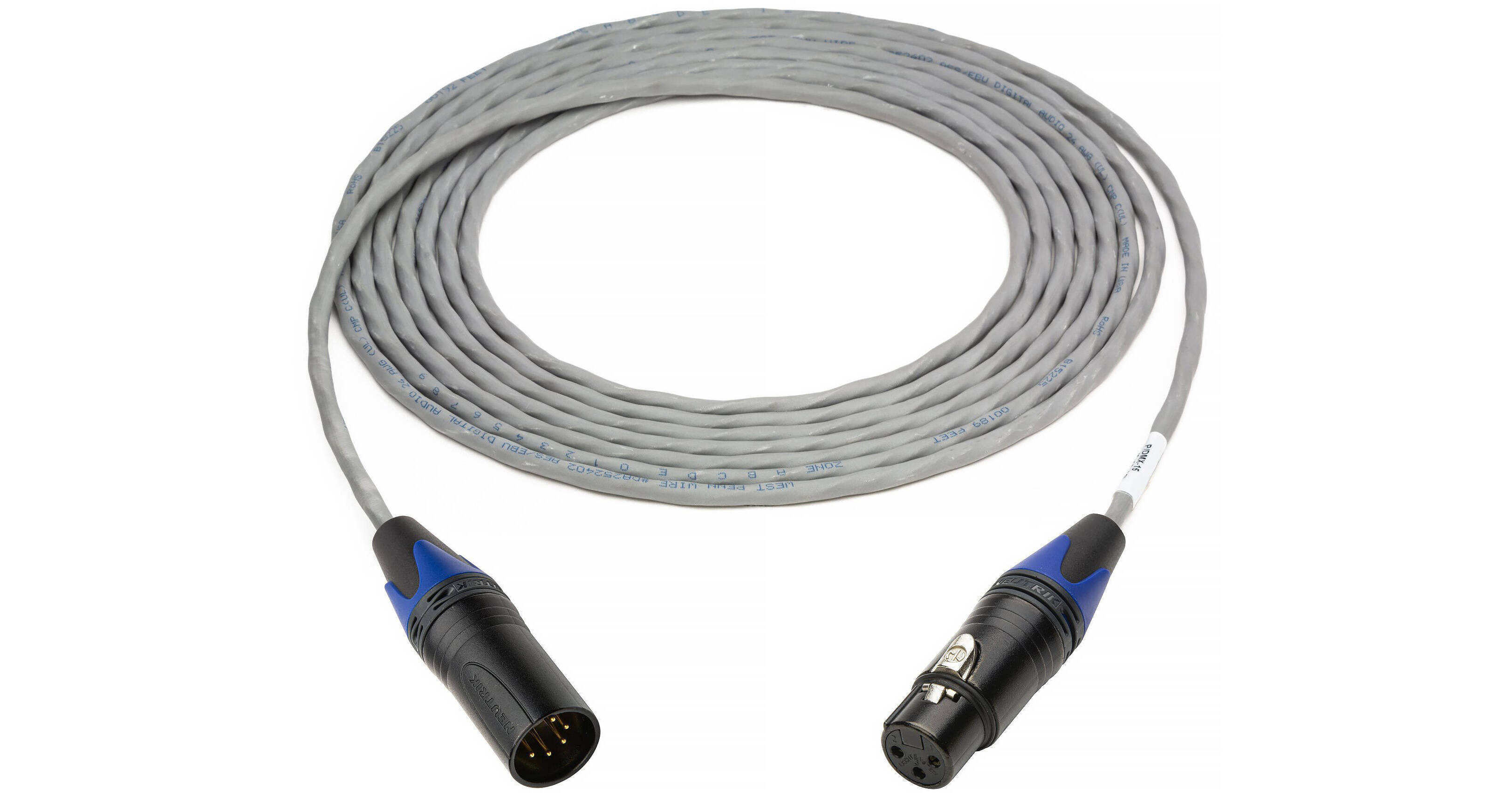 Sescom P/DMX 5-Pin XLR Male to 3-Pin XLR Female P/DMX-5M3F-015