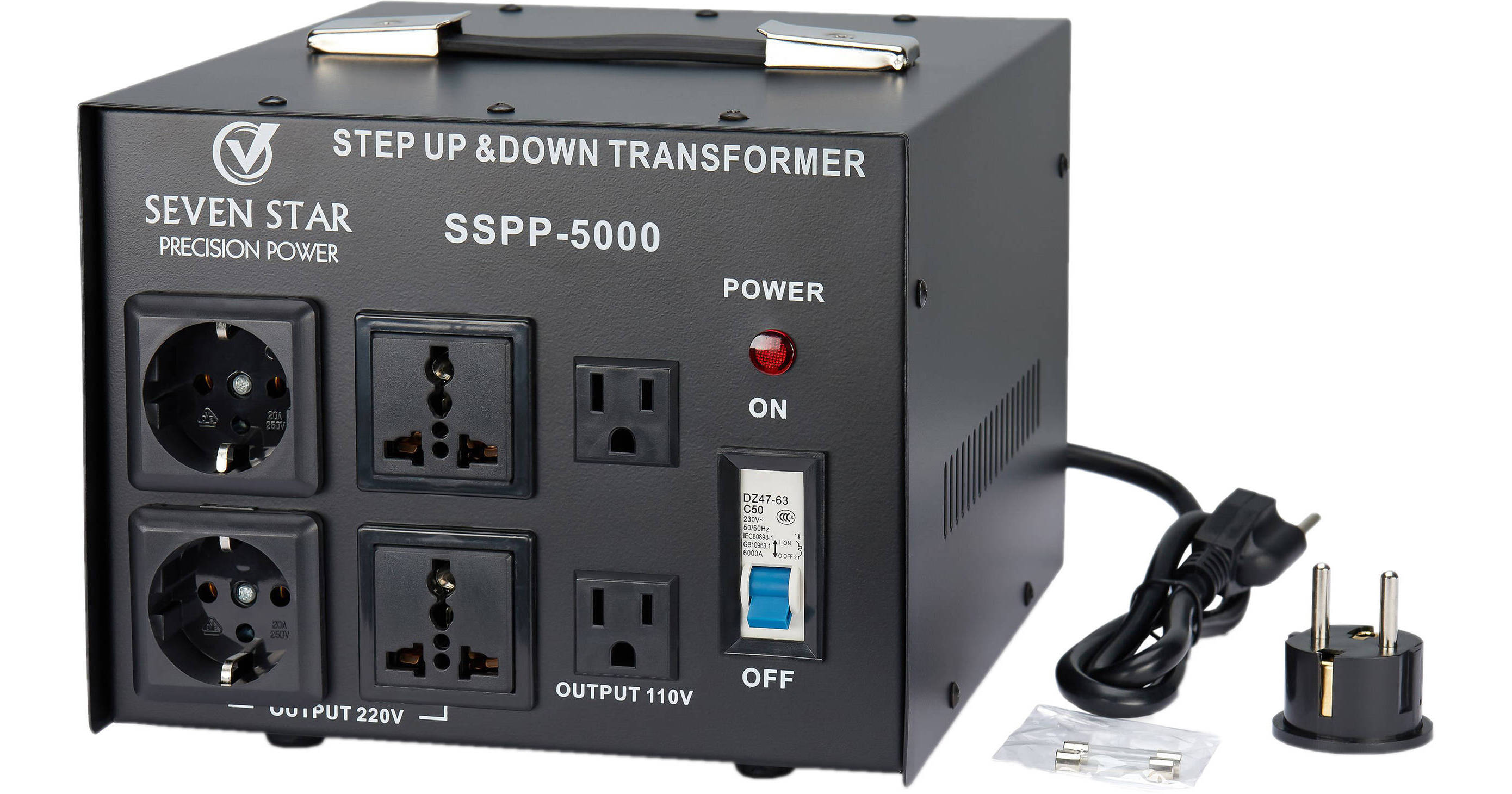 Sevenstar Precision Power 5000W Step Up/Down Voltage SSPP 5000