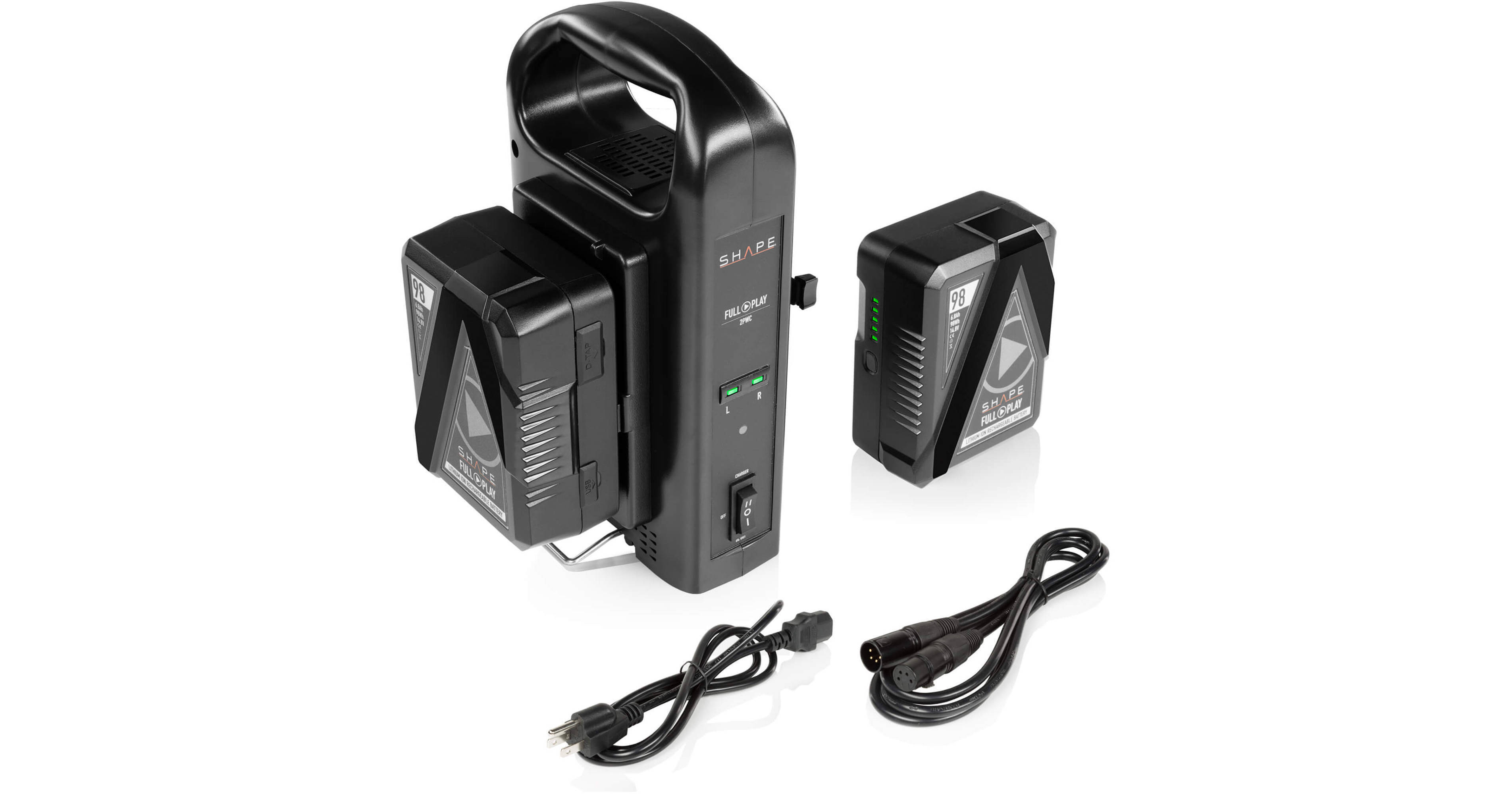 SHAPE Full Play 2 Battery Kit with 2-Bay Vertical Charger 2V98PW