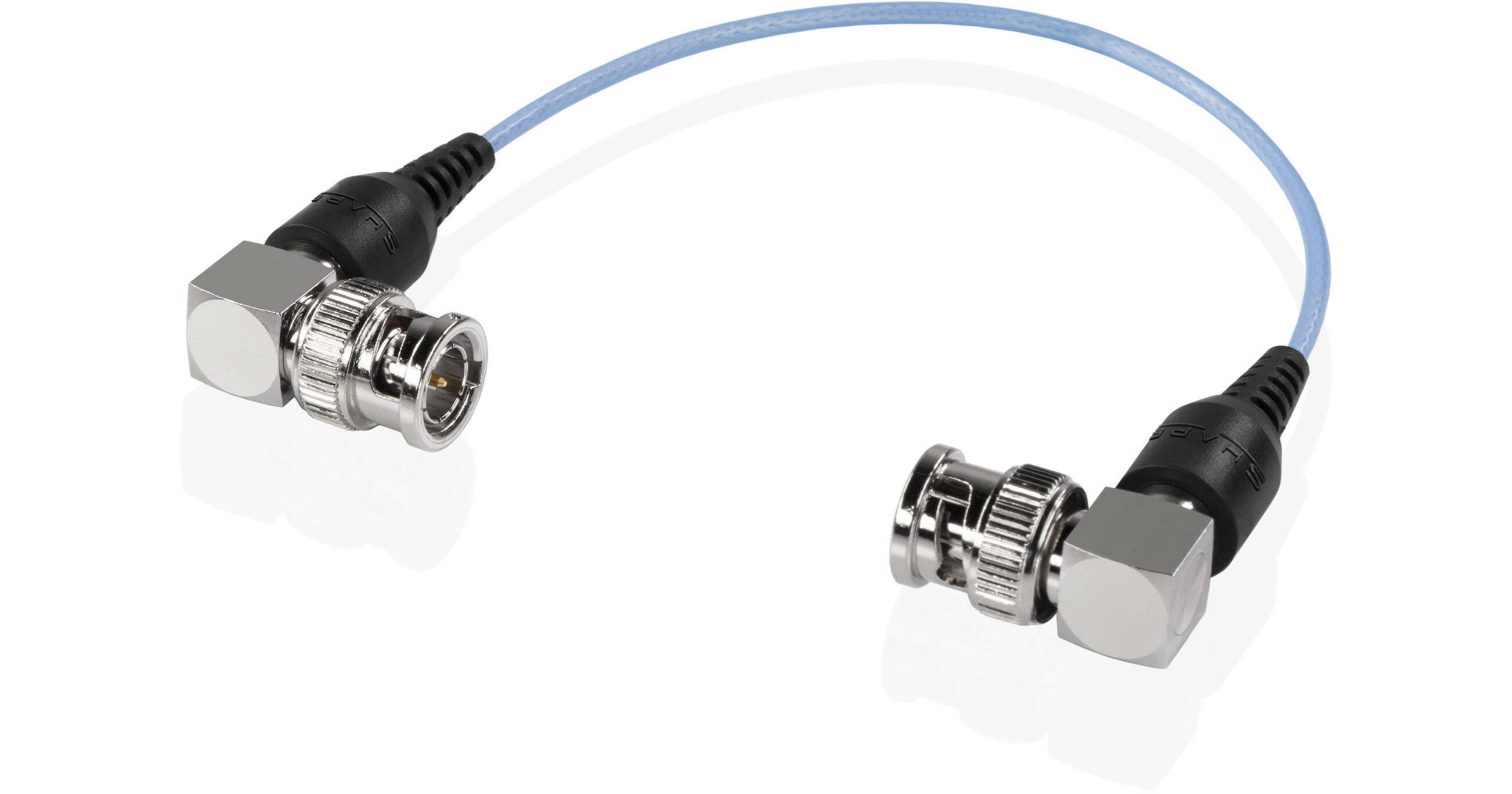 SHAPE Skinny 90° BNC Cable (Blue, 6") SKI6B B&H Photo Video