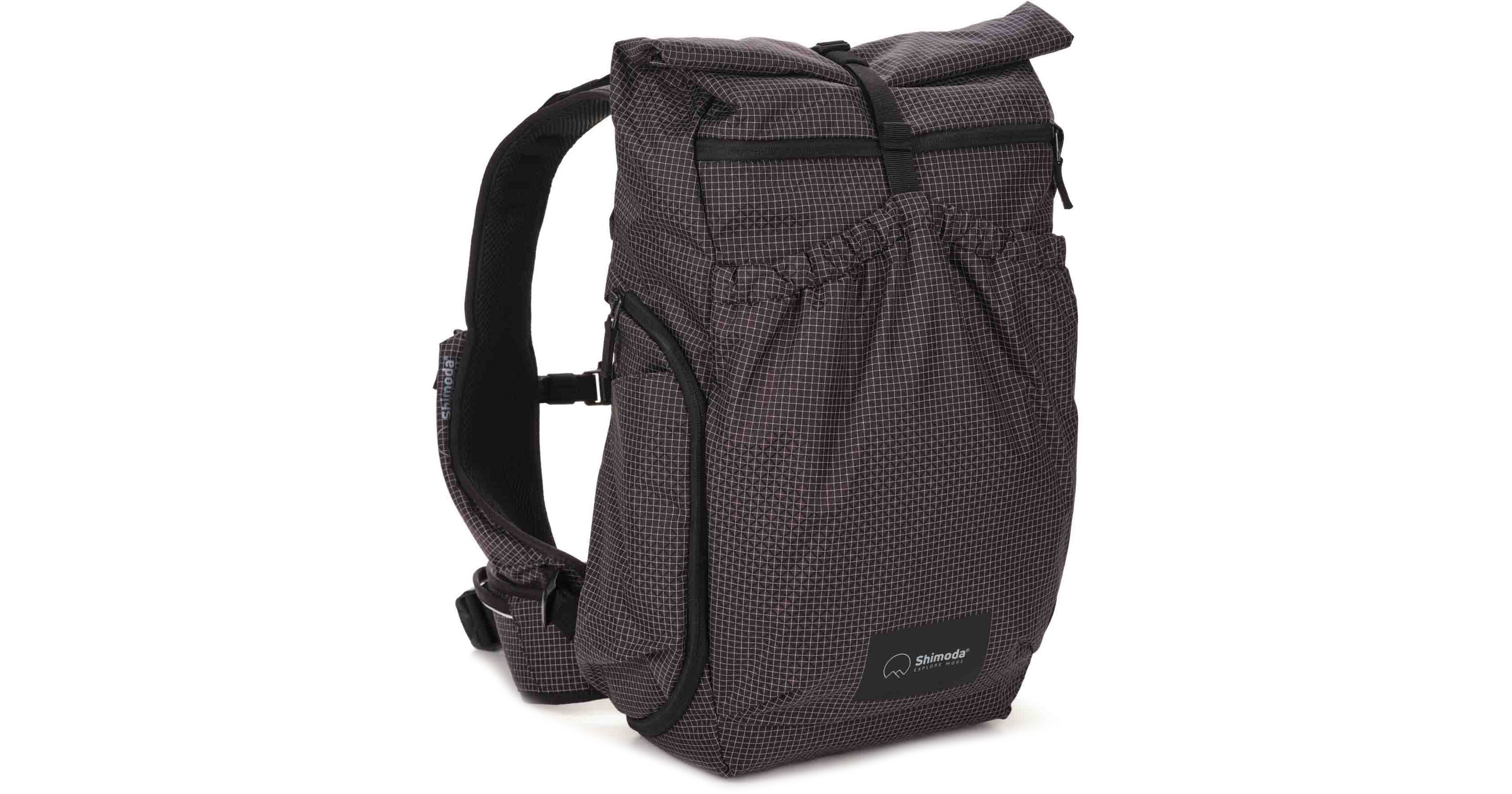 Shimoda Designs Side Lite 22 Backpack (Black/White) 520-370 B&H