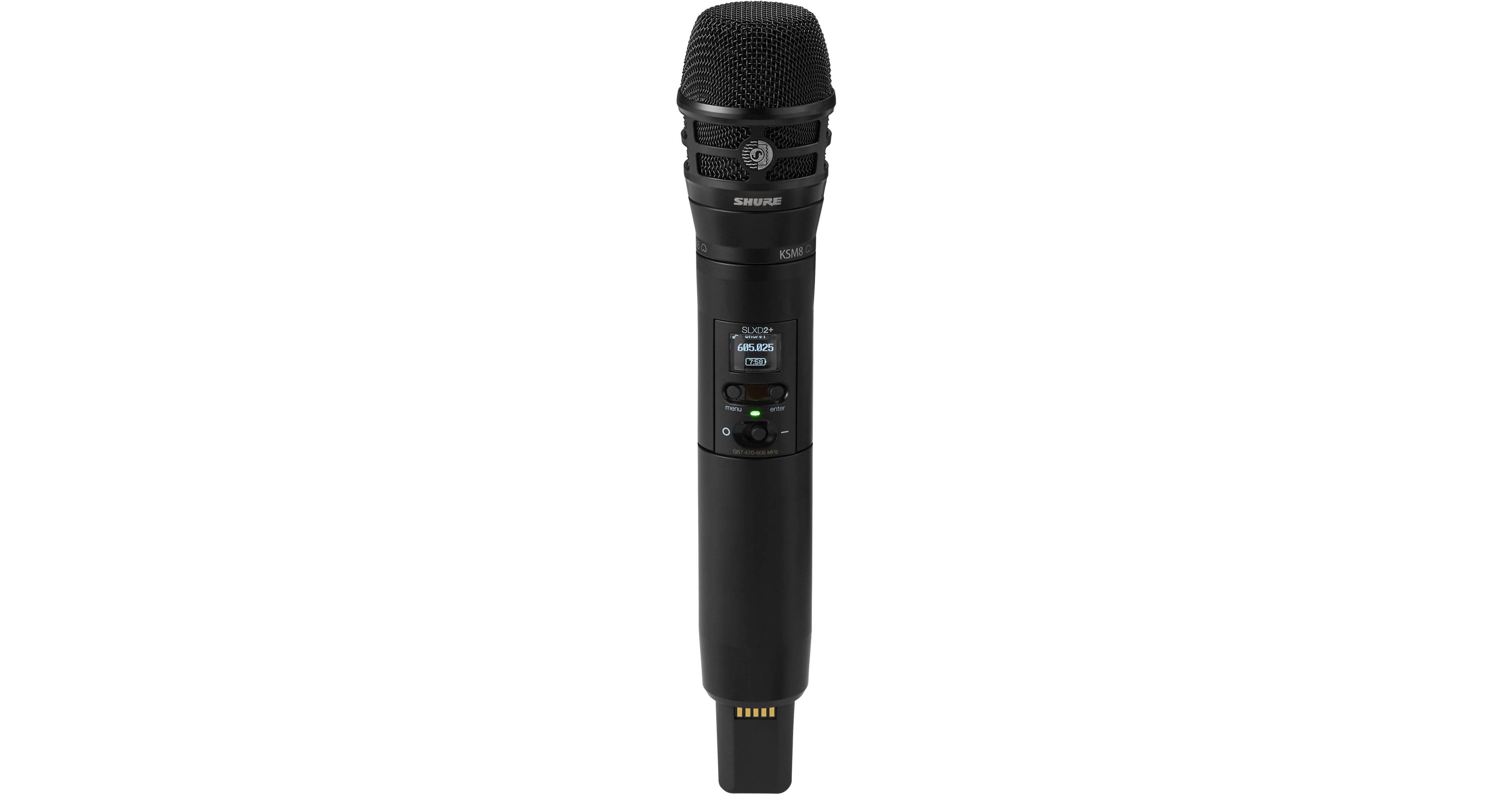 Shure SLXD2+ Digital Wireless Handheld SLXD2+/K8B=-G57 B&H Photo