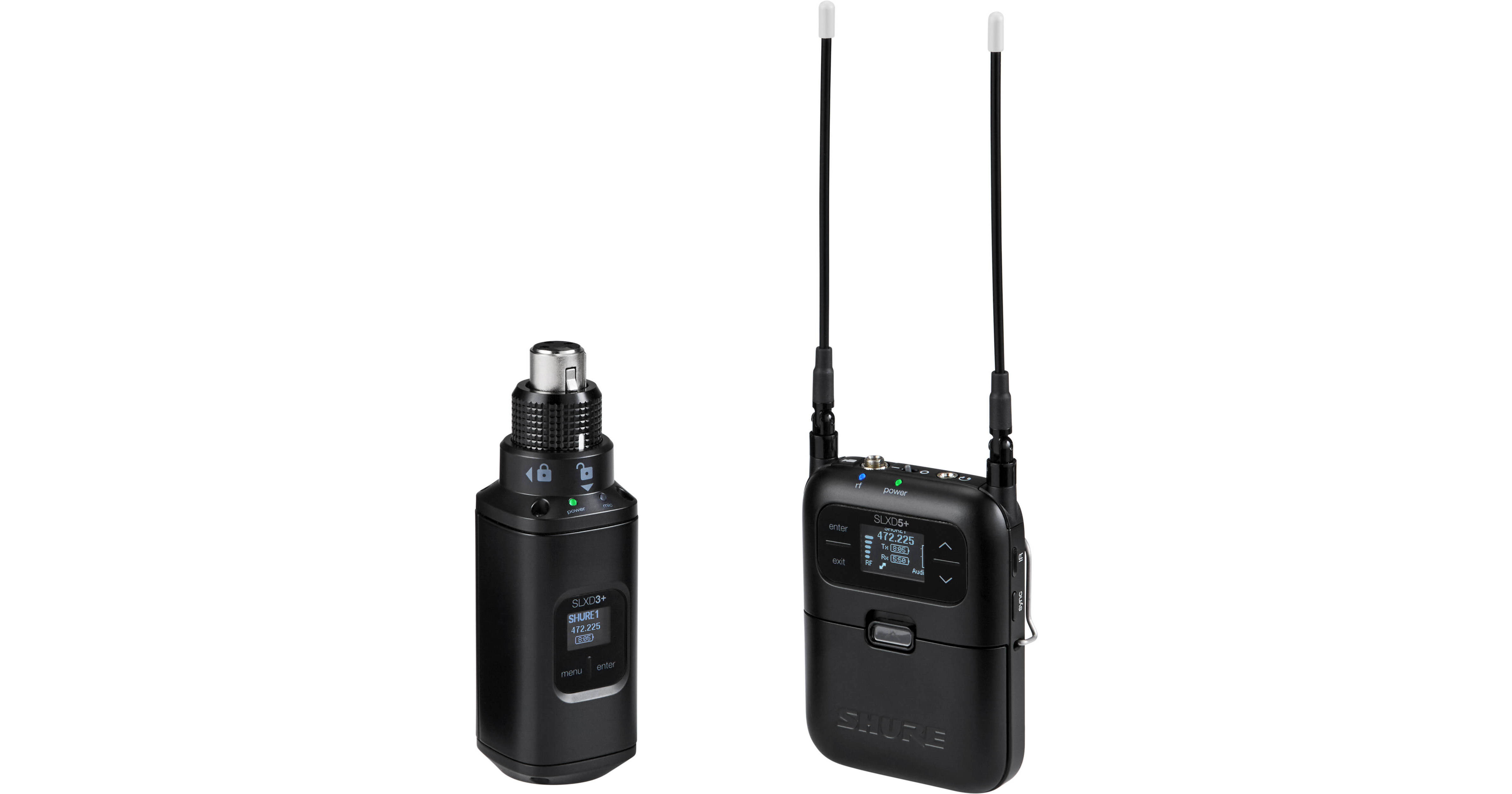 Shure SLXD35+ Digital Camera-Mount Wireless Plug- SLXD35+-G57