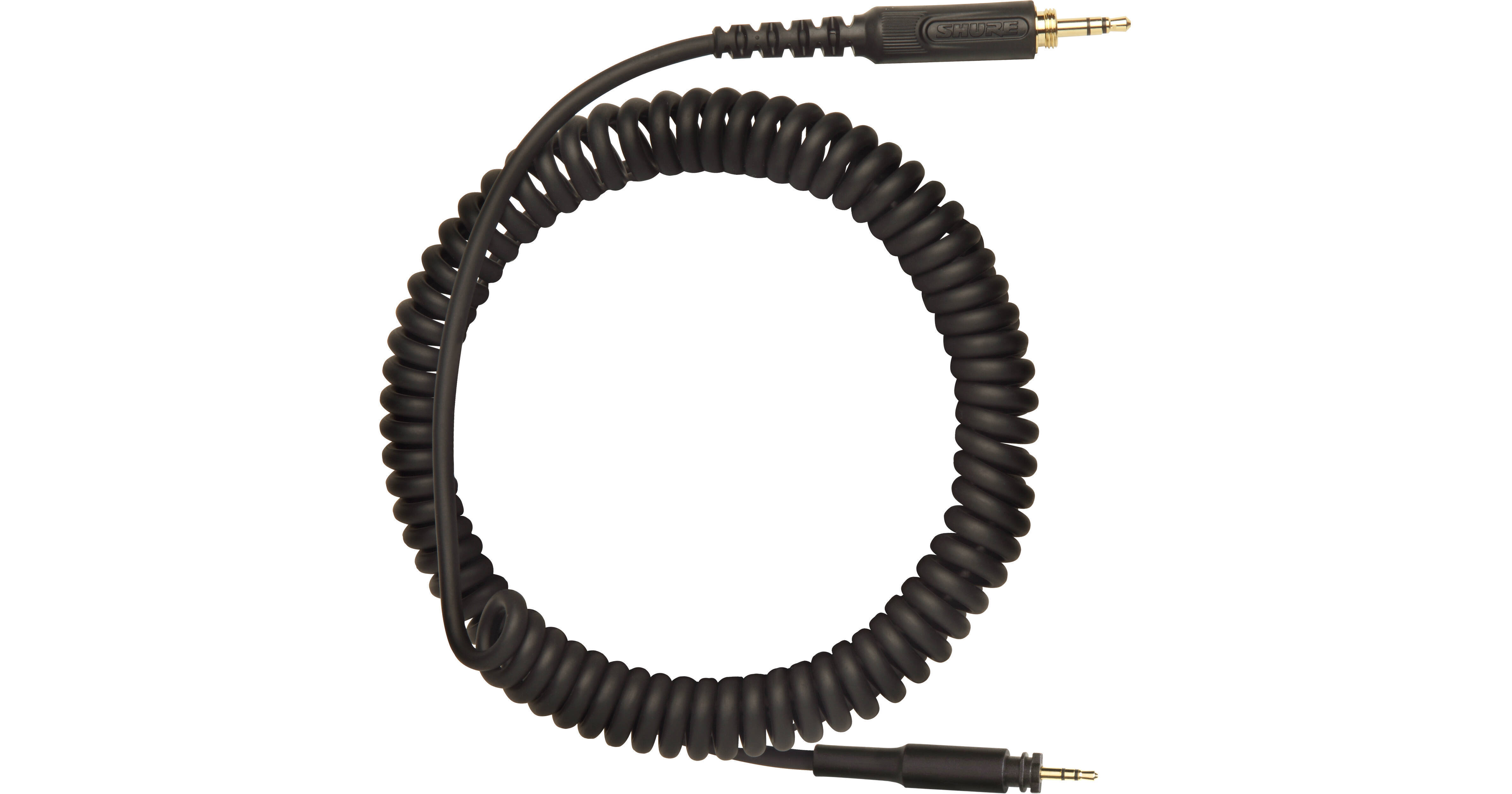 Shure Coiled 2.5mm Bayonet to 3.5mm TRS Audio SRH-CABLE-COILED