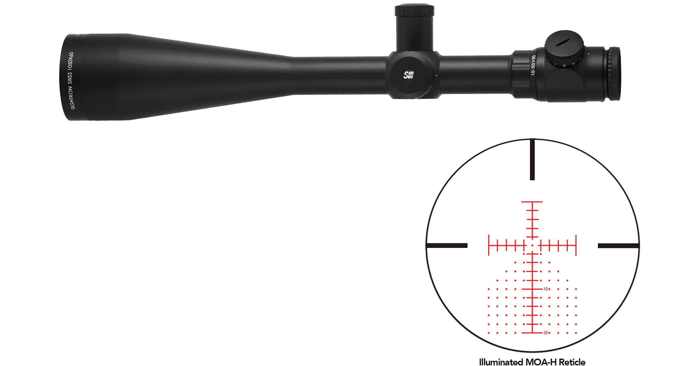 Sightron 10-50x60 SIII Field Target Riflescope 25018 B&H Photo