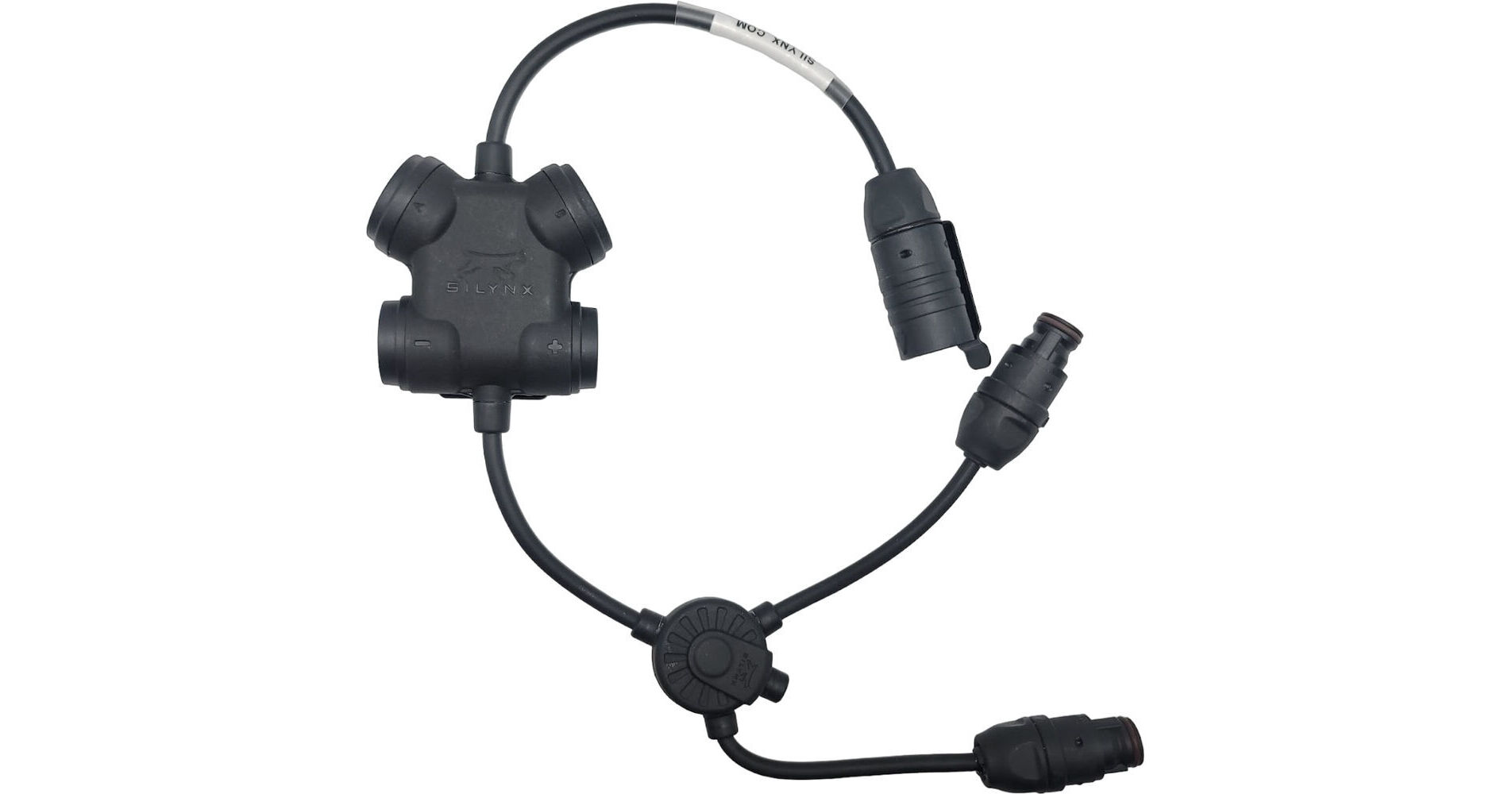 Silynx Communications Dual PTT Clarus 2 QDC (Tan) PT0030-D-DU-00