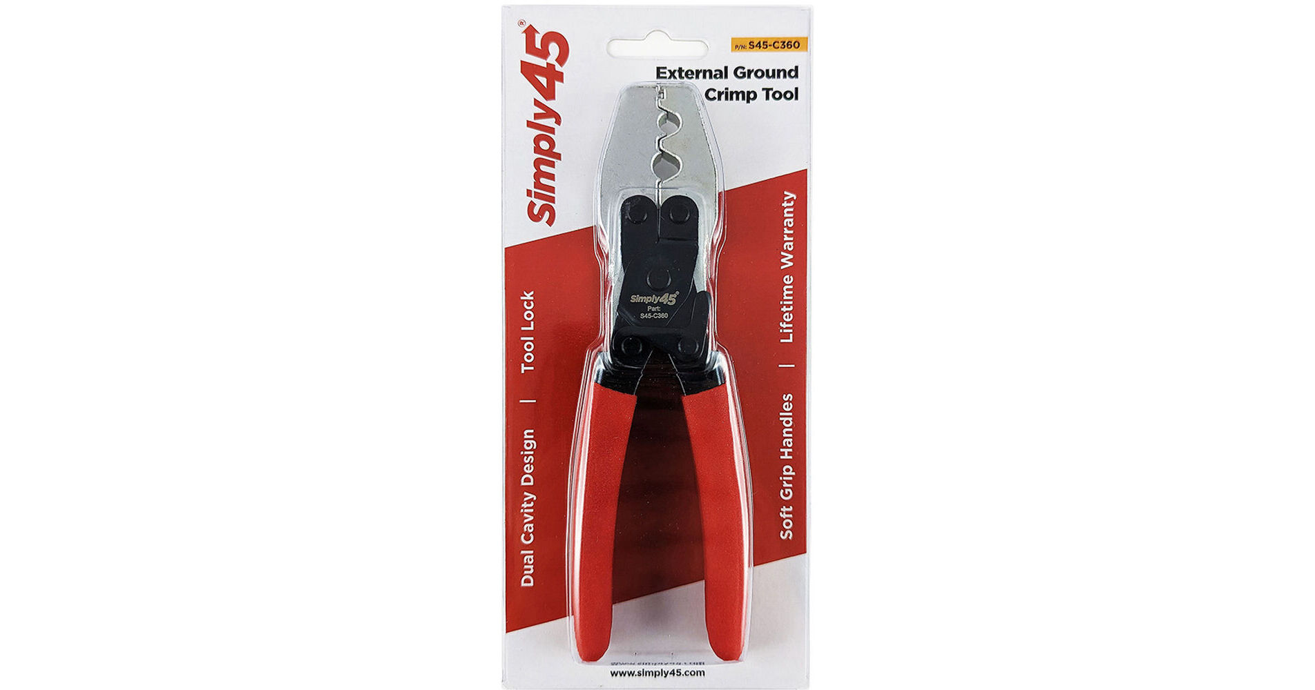 Simply45 S45-C360 External Ground Crimp Tool for Small S45-C360