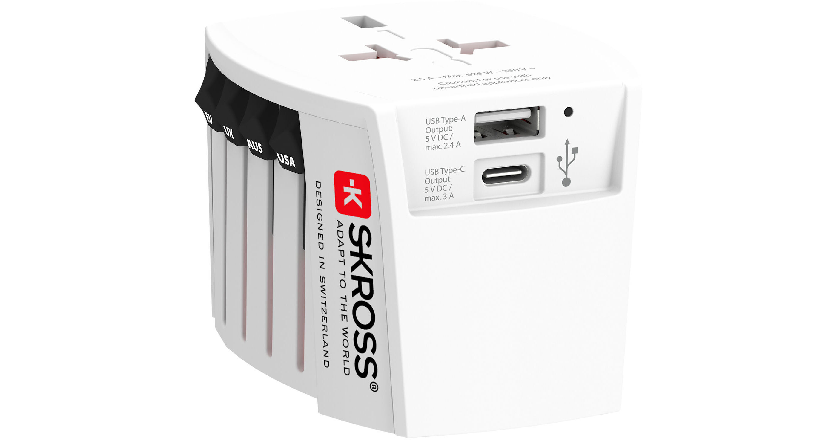 SKROSS MUV USB & AC World Power Adapter 1.302962 B&H Photo Video