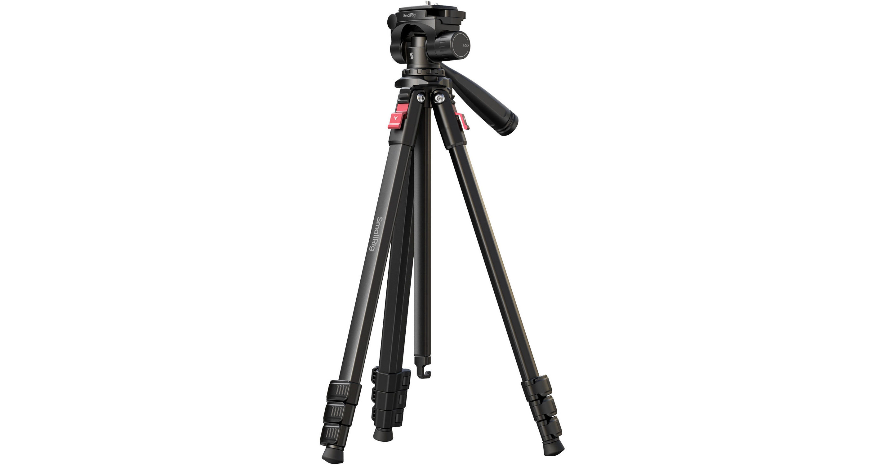 SmallRig Portable Aluminum Video Tripod with Center Column 5474