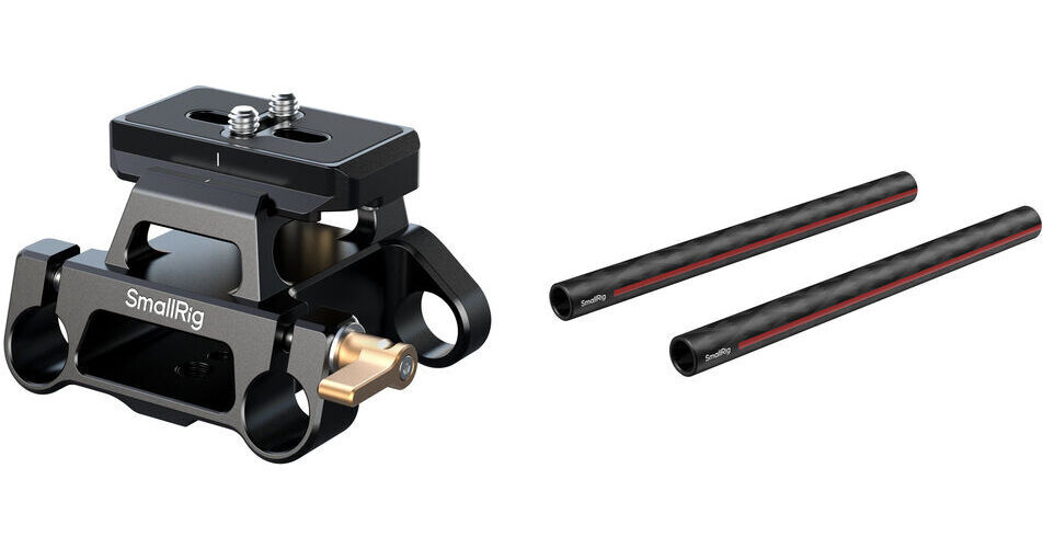 SmallRig Arca-Type Baseplate Kit with 15mm LWS Rod Bracket