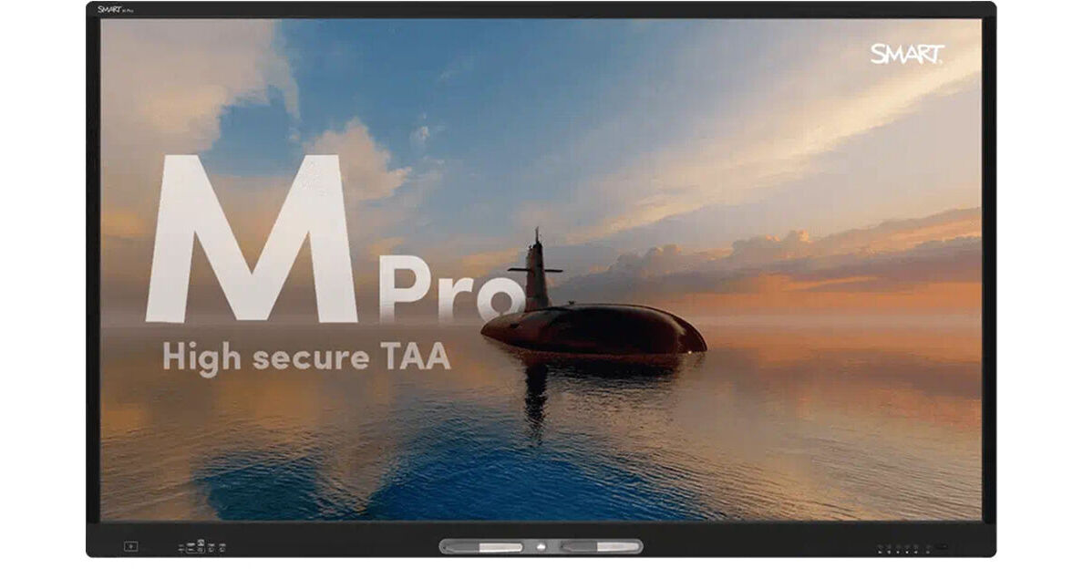 SMART Technologies M Pro High Secure Series TAA 86" UHD M486V5P