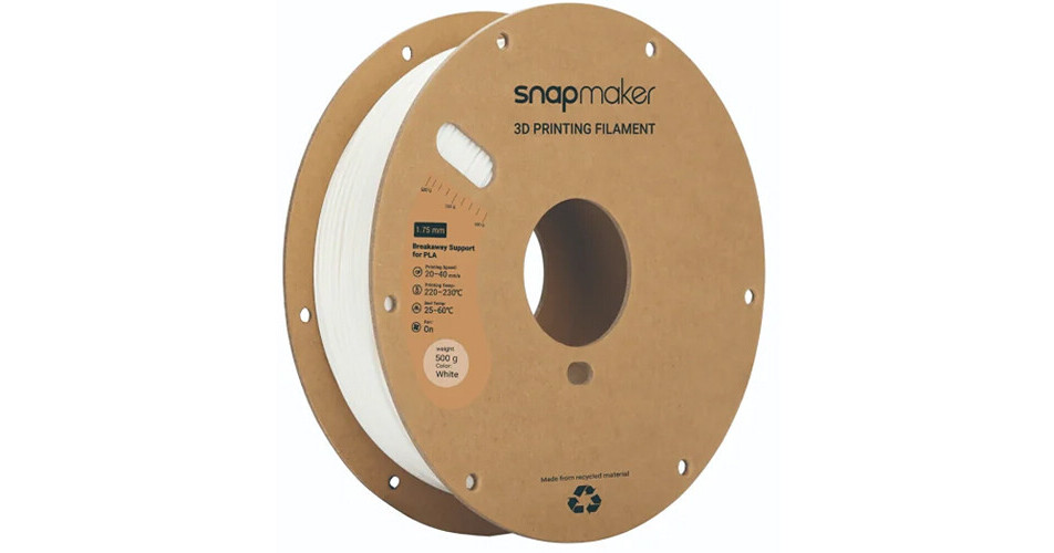 Snapmaker Breakaway Support For PLA (500g) 34027 B&H Photo Video