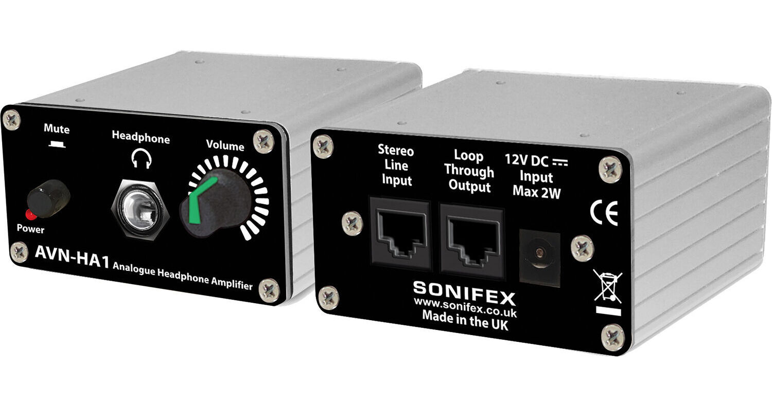 Sonifex AVN-HA1 Analog Headphone Amplifier AVN-HA1 B&H Photo