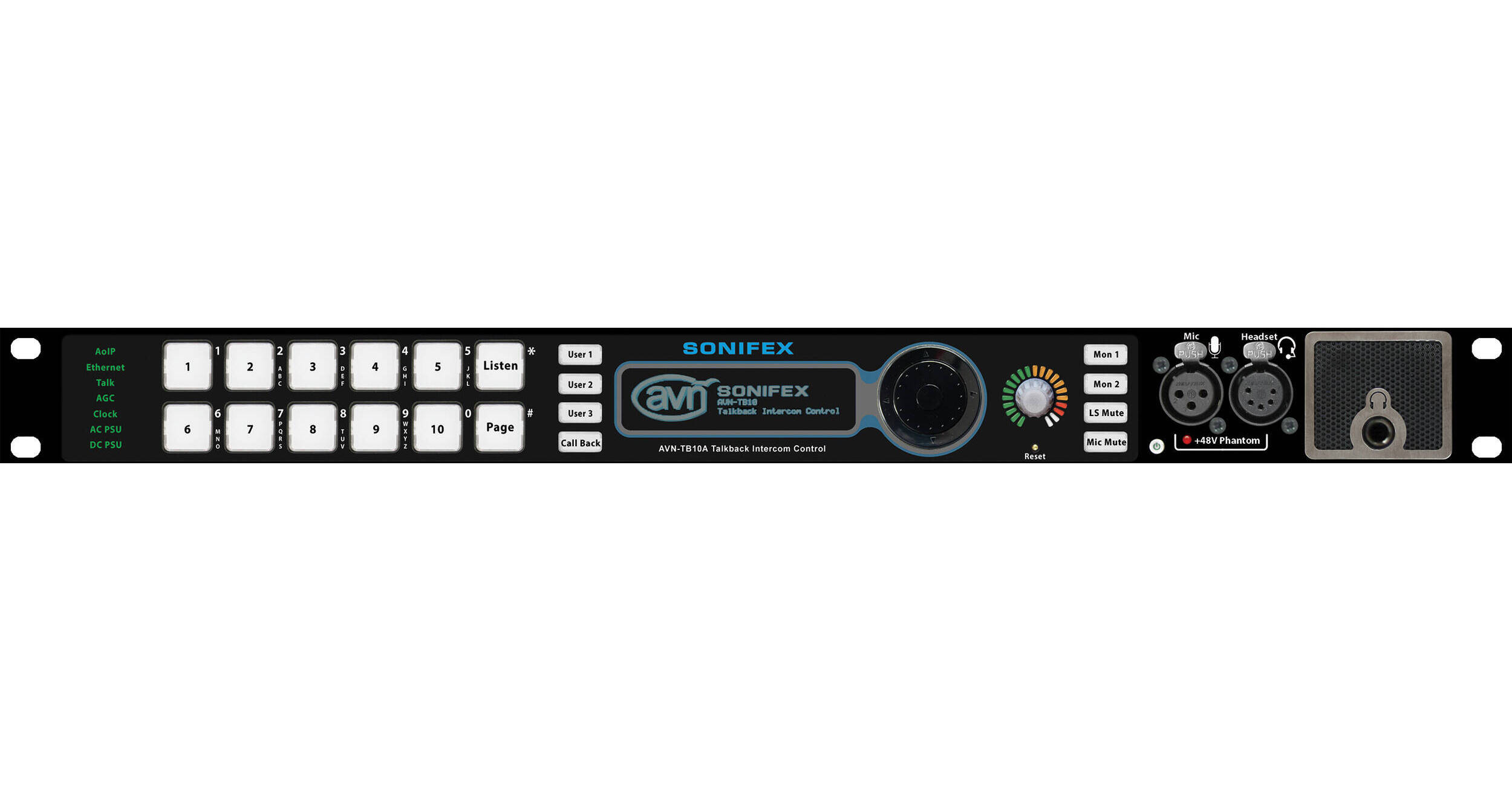 Sonifex AVN-TB10AR Advanced Talkback Intercom and AoIP