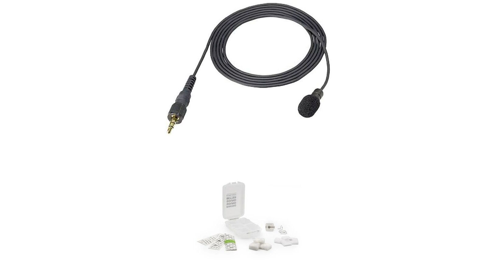 Sony ECM-V1BMP Omnidirectional Lavalier Microphone with White