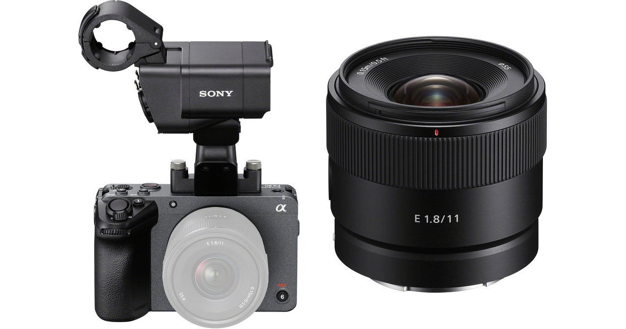 Sony FX30 Digital Cinema Camera with XLR Handle Unit and 11mm