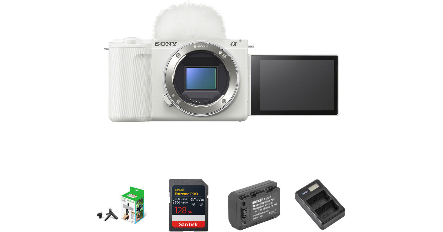 Sony ZV-E10 II Mirrorless Camera with Content Creation Kit
