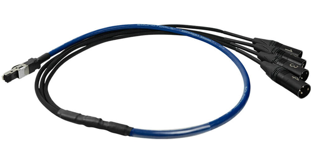 SoundTools SuperCAT Sound Tails Male RJ45 to Four Male
