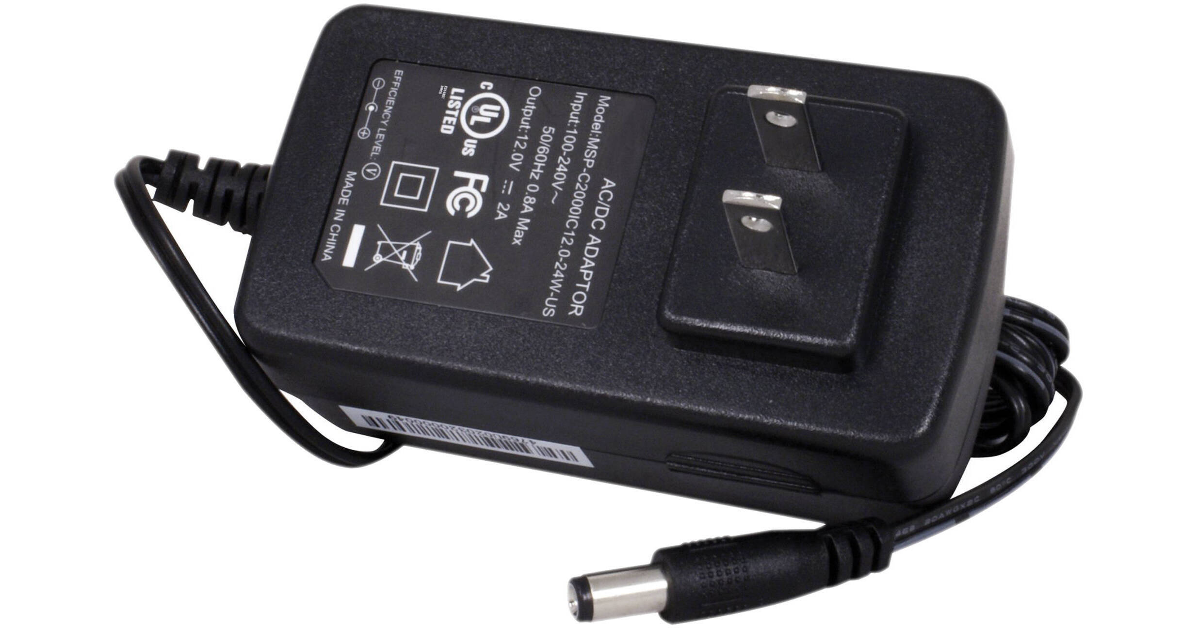 Speco Technologies Wall Plug Power Supply PSDC24 B&H Photo Video