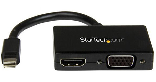 StarTech 2-in-1 Mini DisplayPort to HDMI/VGA Travel MDP2HDVGA