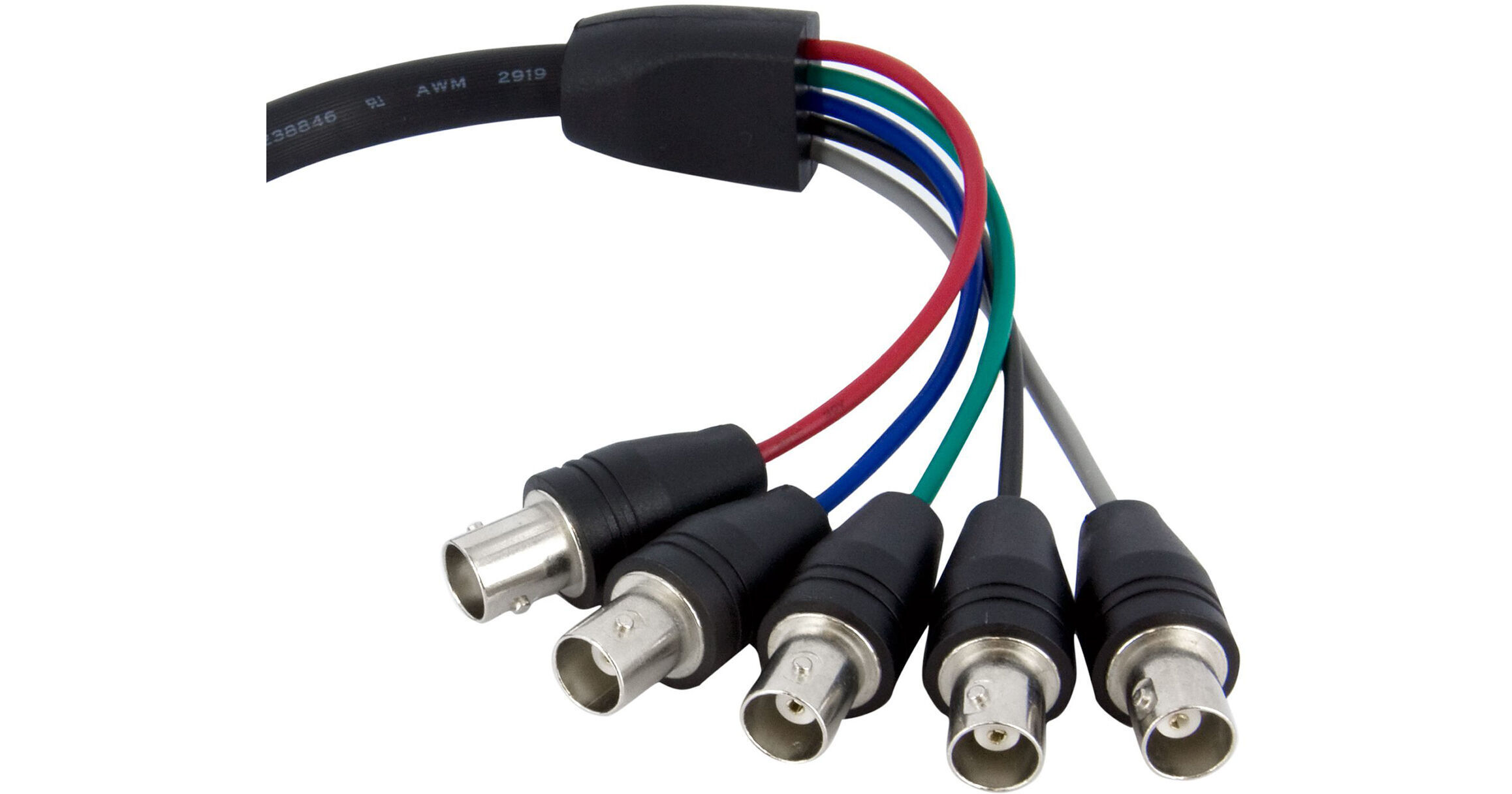 StarTech Coax 15-Pin VGA to 5 BNC RGBHV Monitor Cable VGABNCMF1